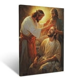 CozyNet Jesus Healing A Man Born Blind Glowing Warmth Of Divine Miracle ...