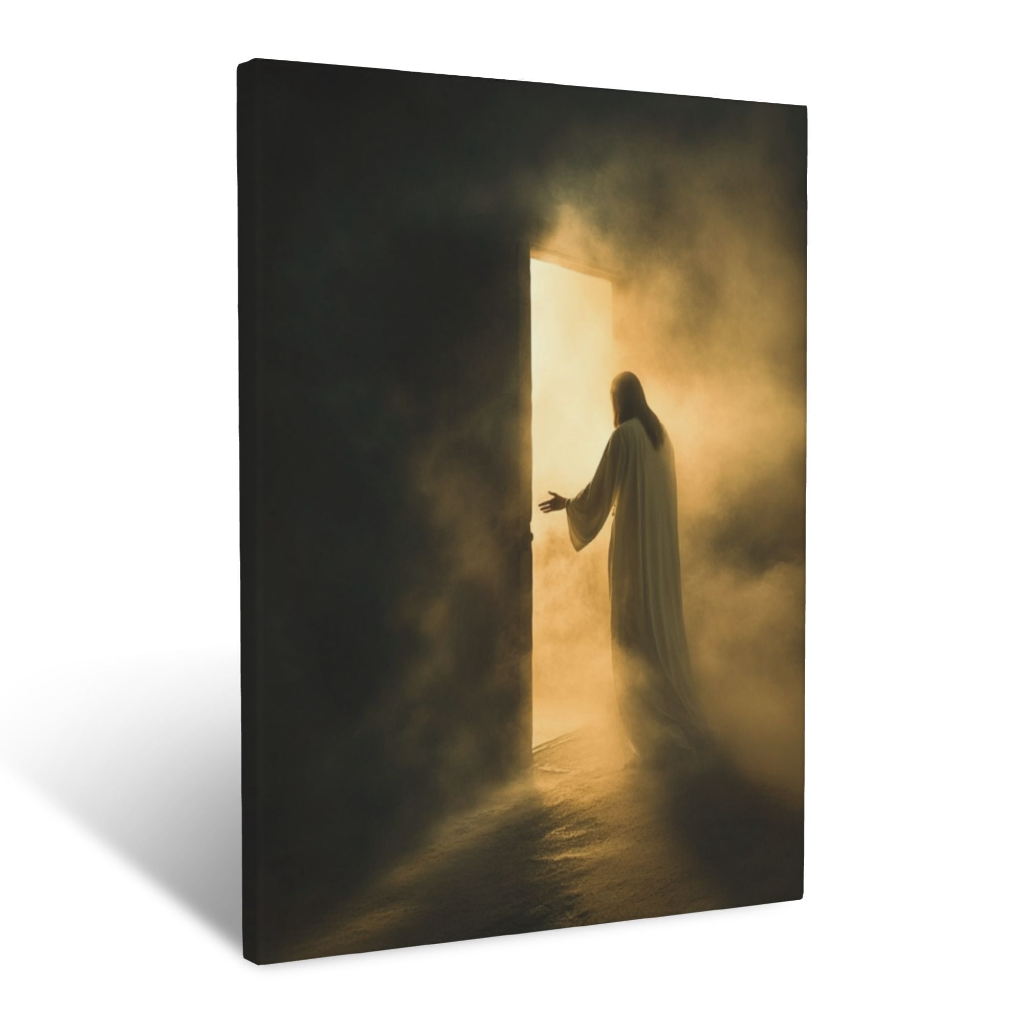 CozyNet Jesus Knocking On A Door Soft Light & Invitation To Spiritual ...