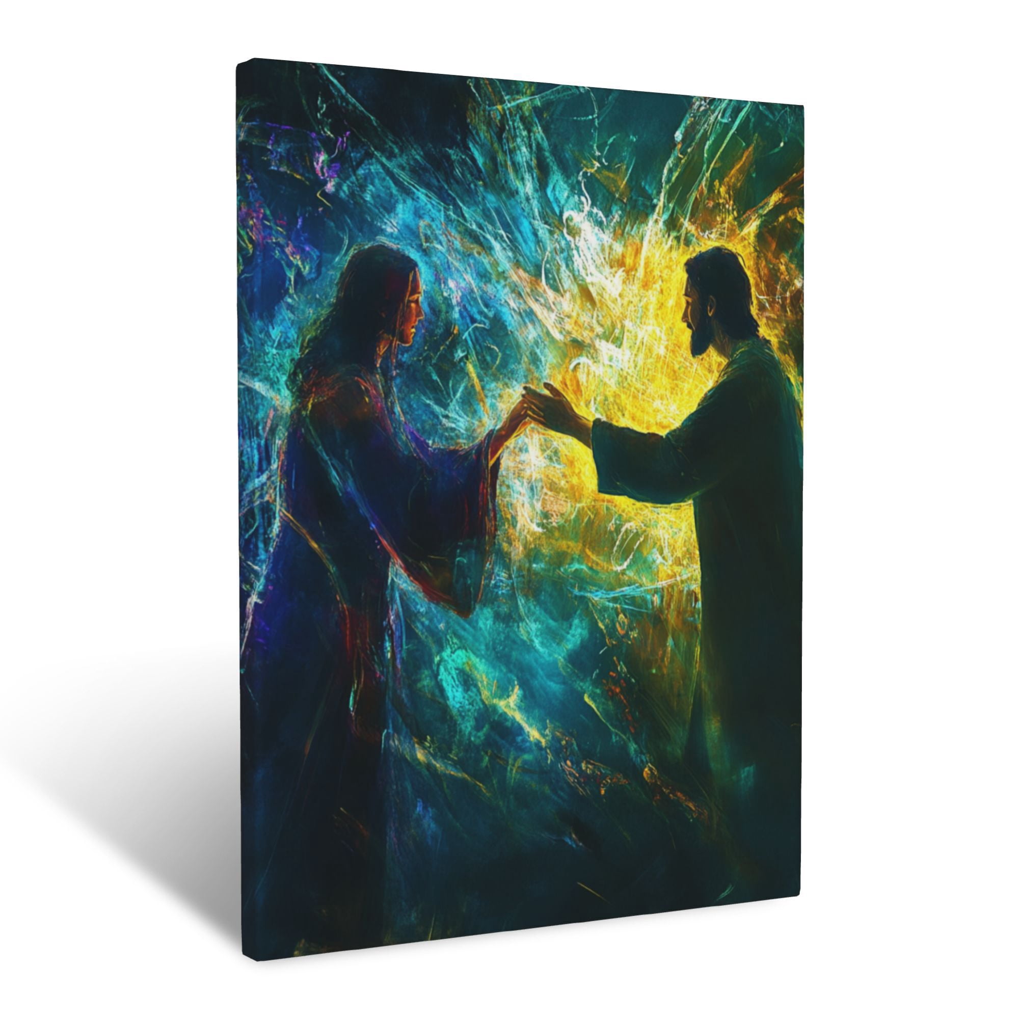 CozyNet Jesus Reaching Out To Disciple Glowing Embrace Of Love And ...
