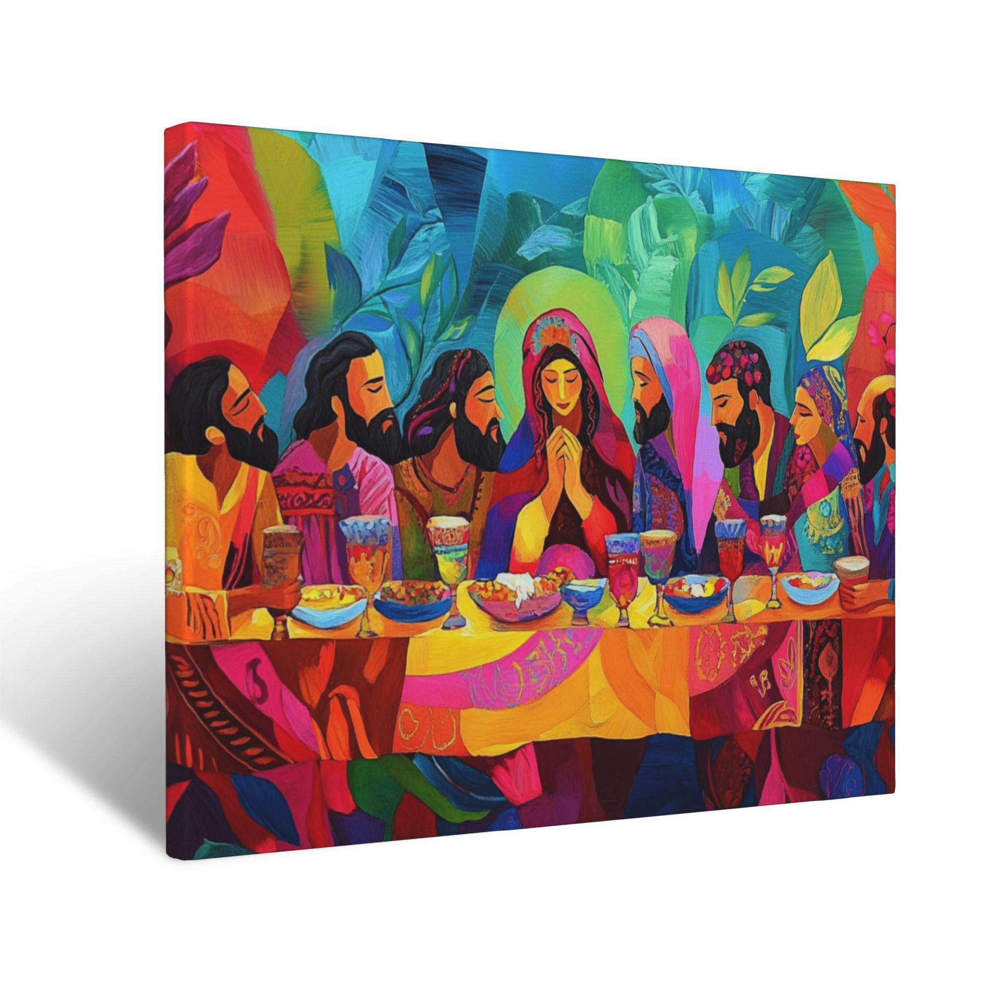 CozyNet The Last Supper Reimagined Vibrant Hues Of Faith, Love ...