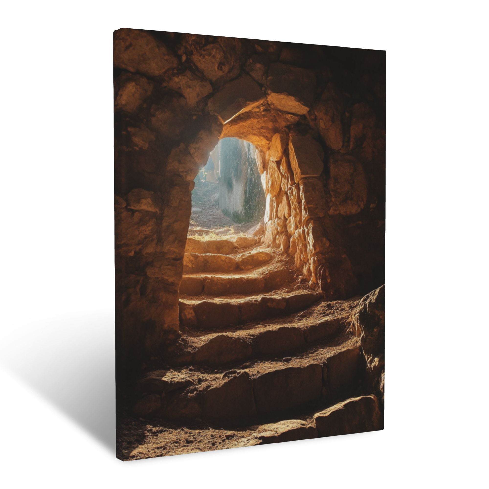 CozyNet Light Breaking Through Rocky Tomb Empty Sepulcher Symbolizing ...
