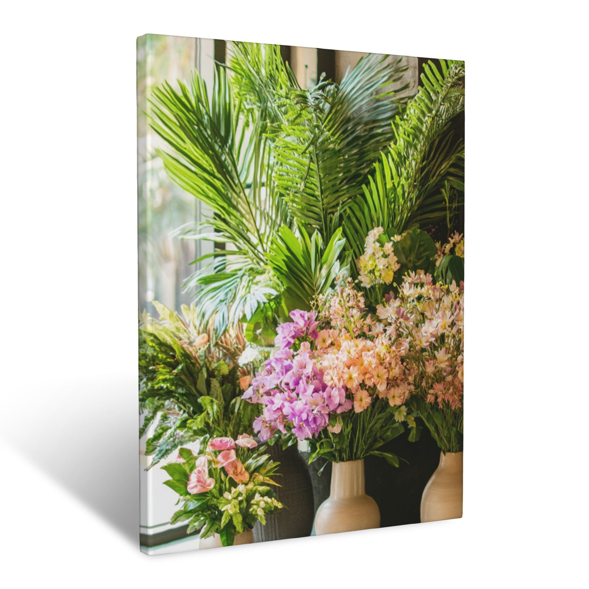 CozyNet Lush Layered Plants Including Exotic Flowers, Large Fronds ...