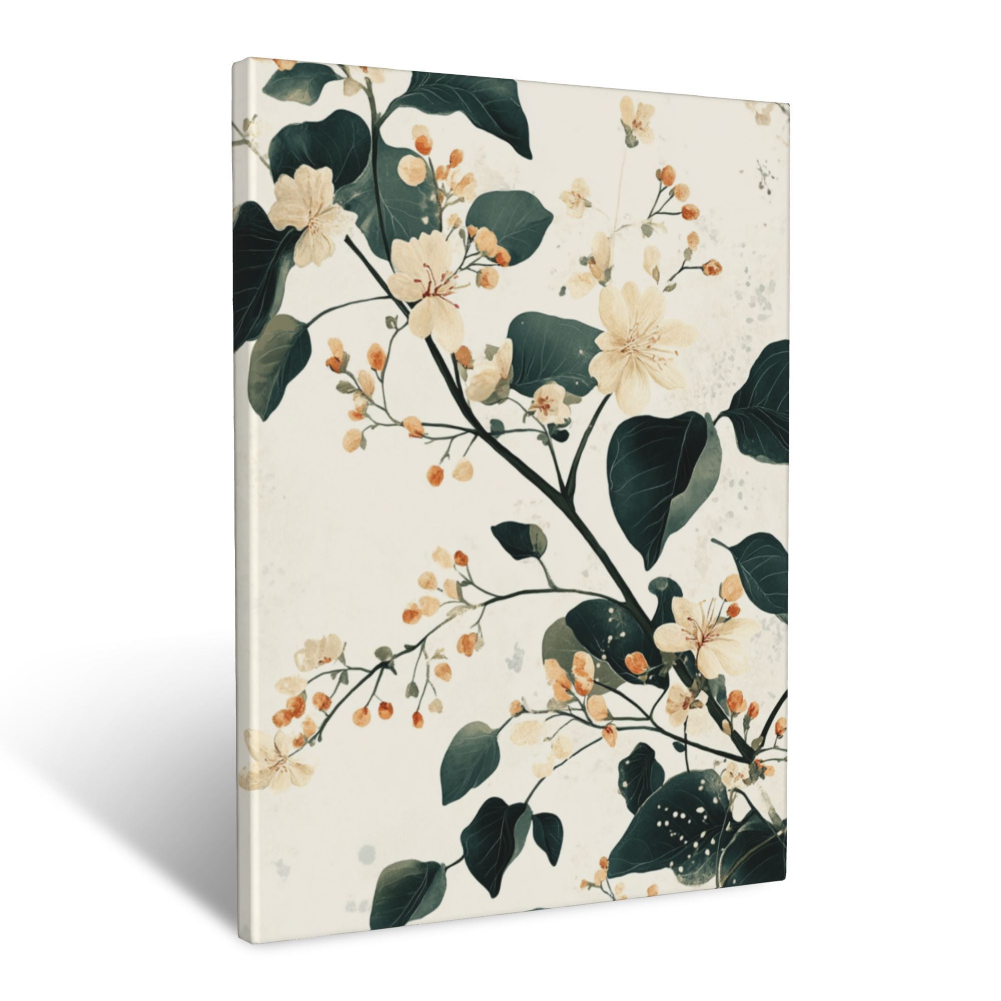 CozyNet Minimal Botanical Illustration Of Flowering Vines And Fine ...