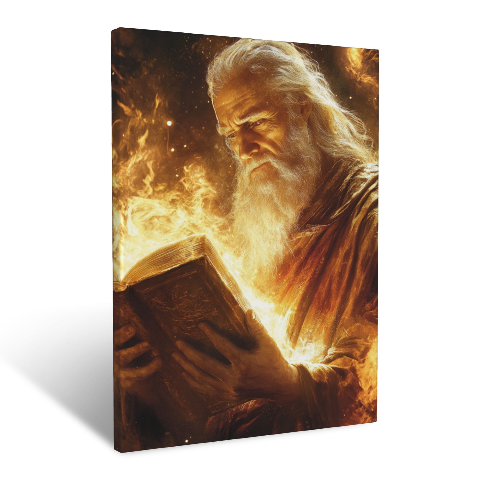 CozyNet Moses With Glowing Tablets Holding The Ten Commandments ...