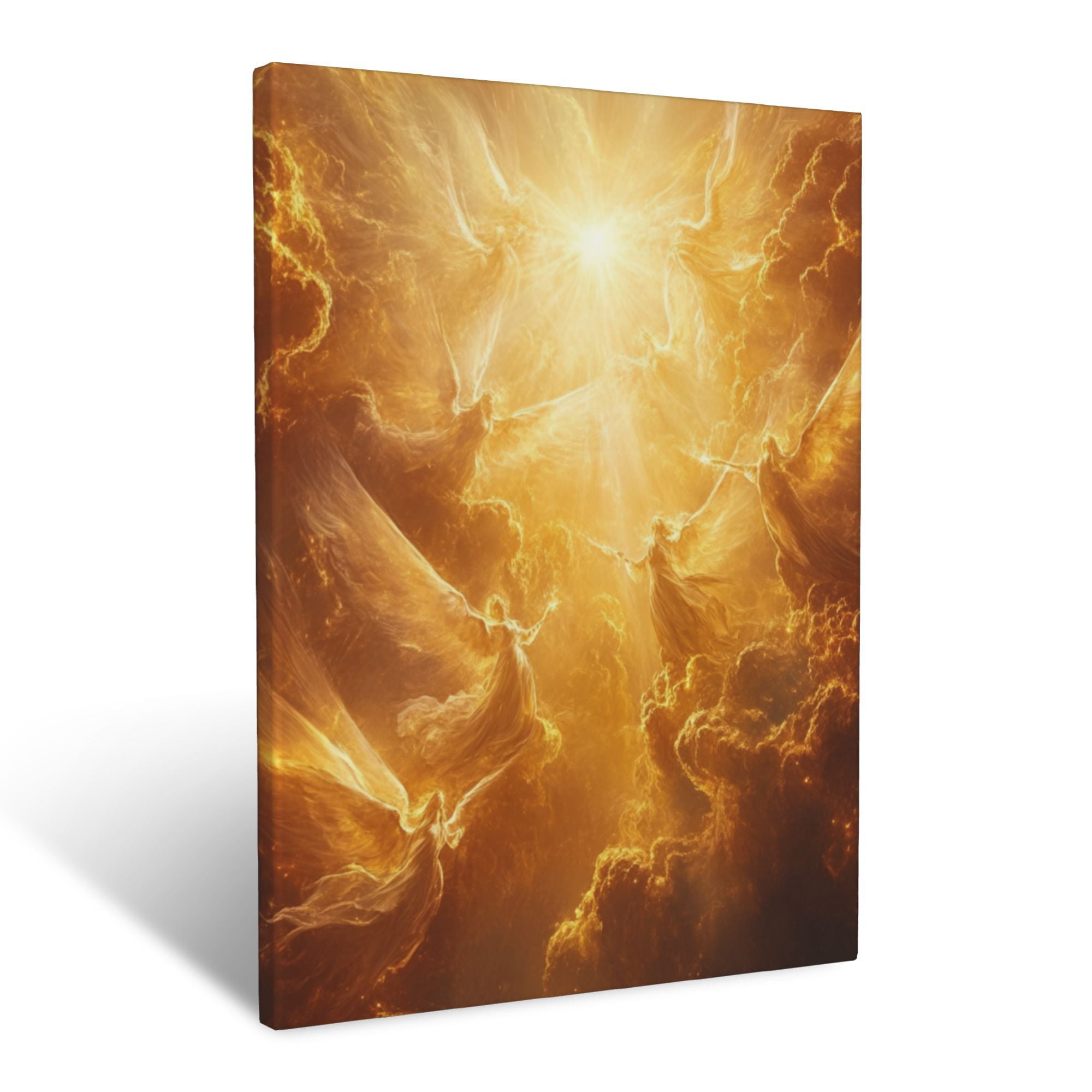 CozyNet Open Heaven With Bright Light Angels Descending Through Glowing ...