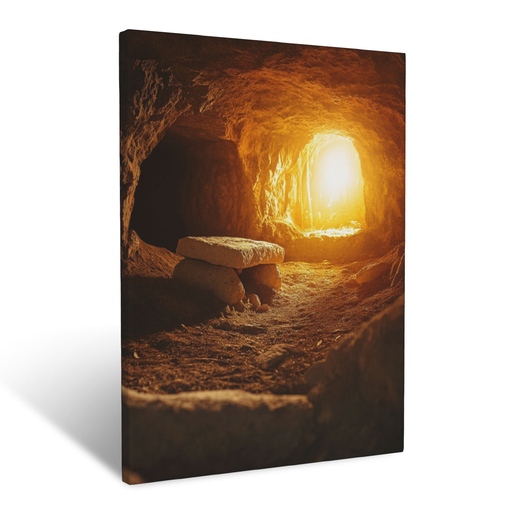 CozyNet Open Tomb Glowing With Golden Light & Rolled Away Stone ...