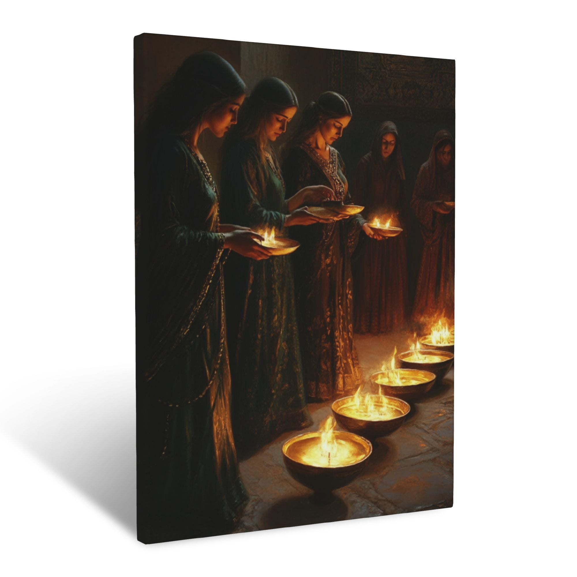 CozyNet The Parable Of The Wise Virgins Glowing Lamps & Symbolic Divine ...