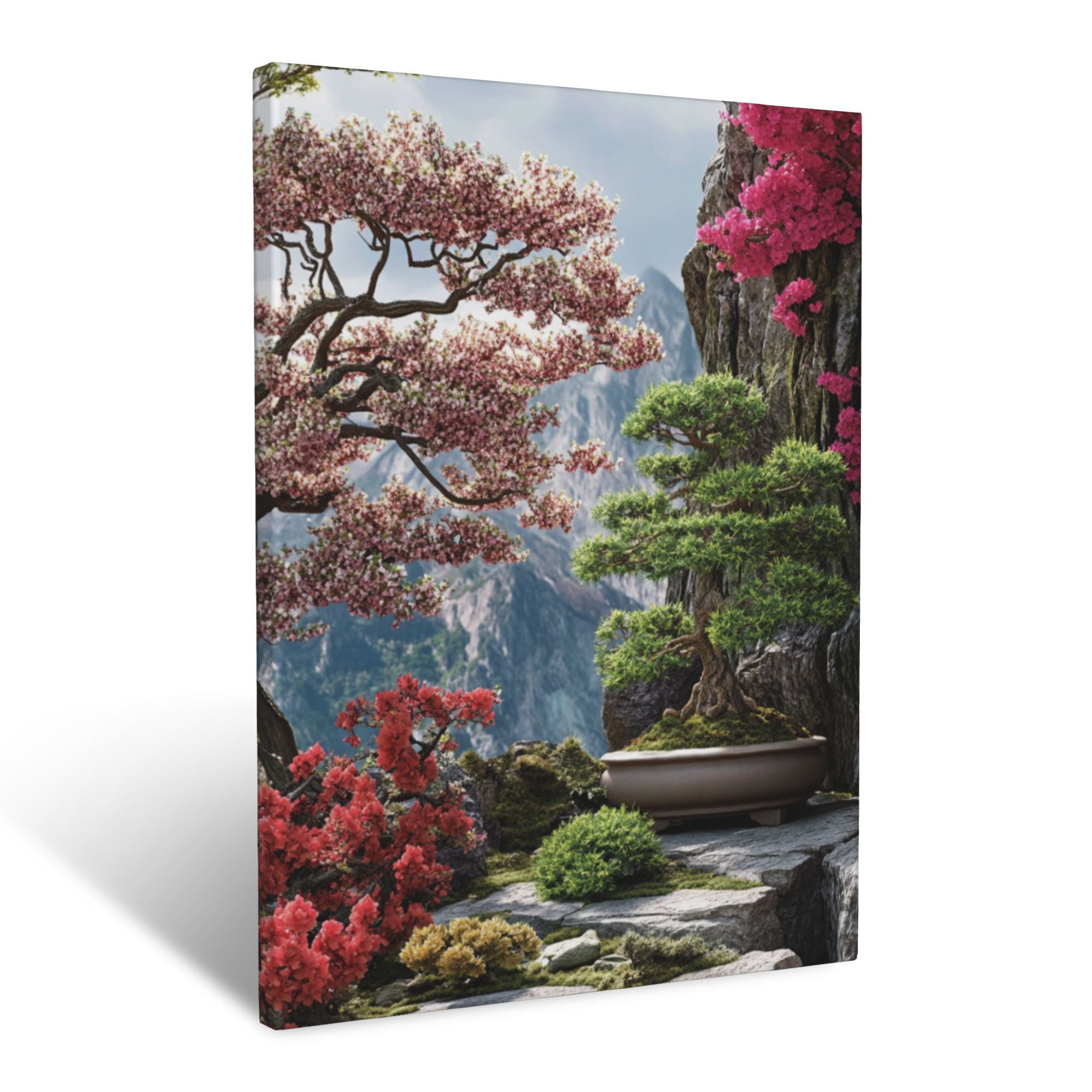 CozyNet Peaceful Zen Garden Filled With Bonsai Trees, Flowing Vines ...