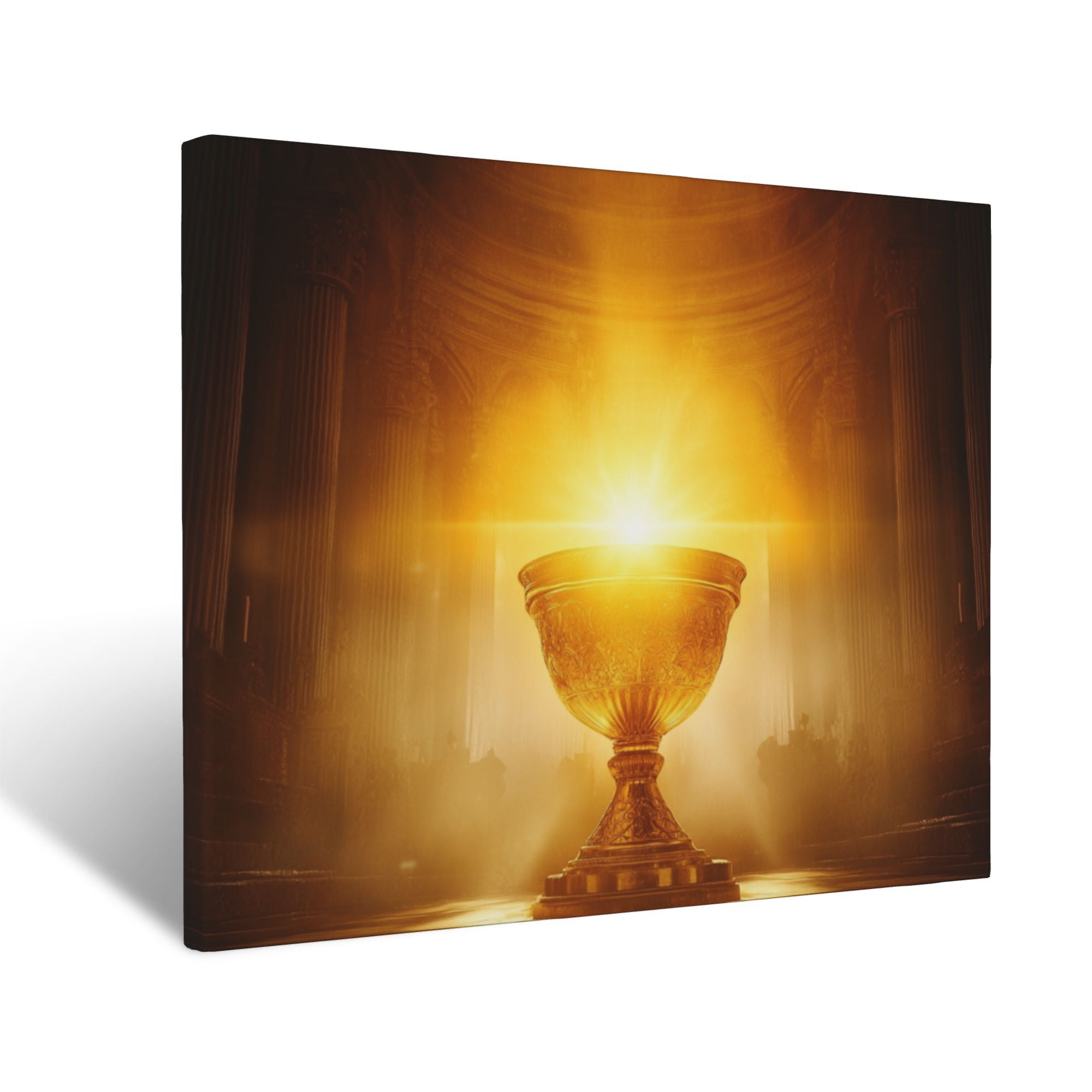 CozyNet Radiant Chalice Glowing On An Altar Powerful Symbol Of Eternal ...