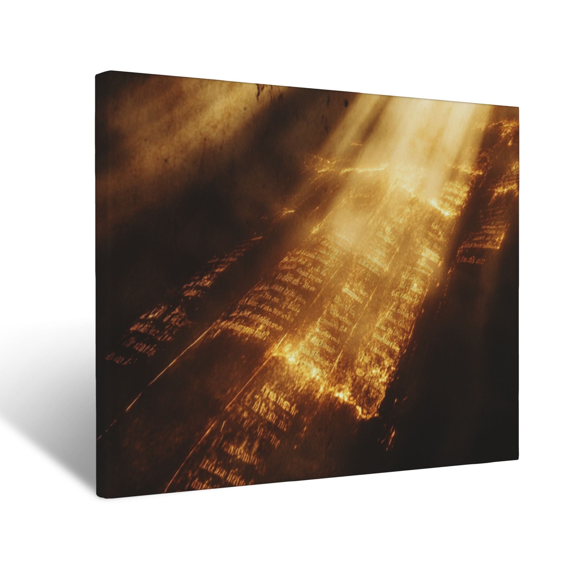 CozyNet Radiant Depiction Of A Bible Verse Glowing Under A Heavenly ...