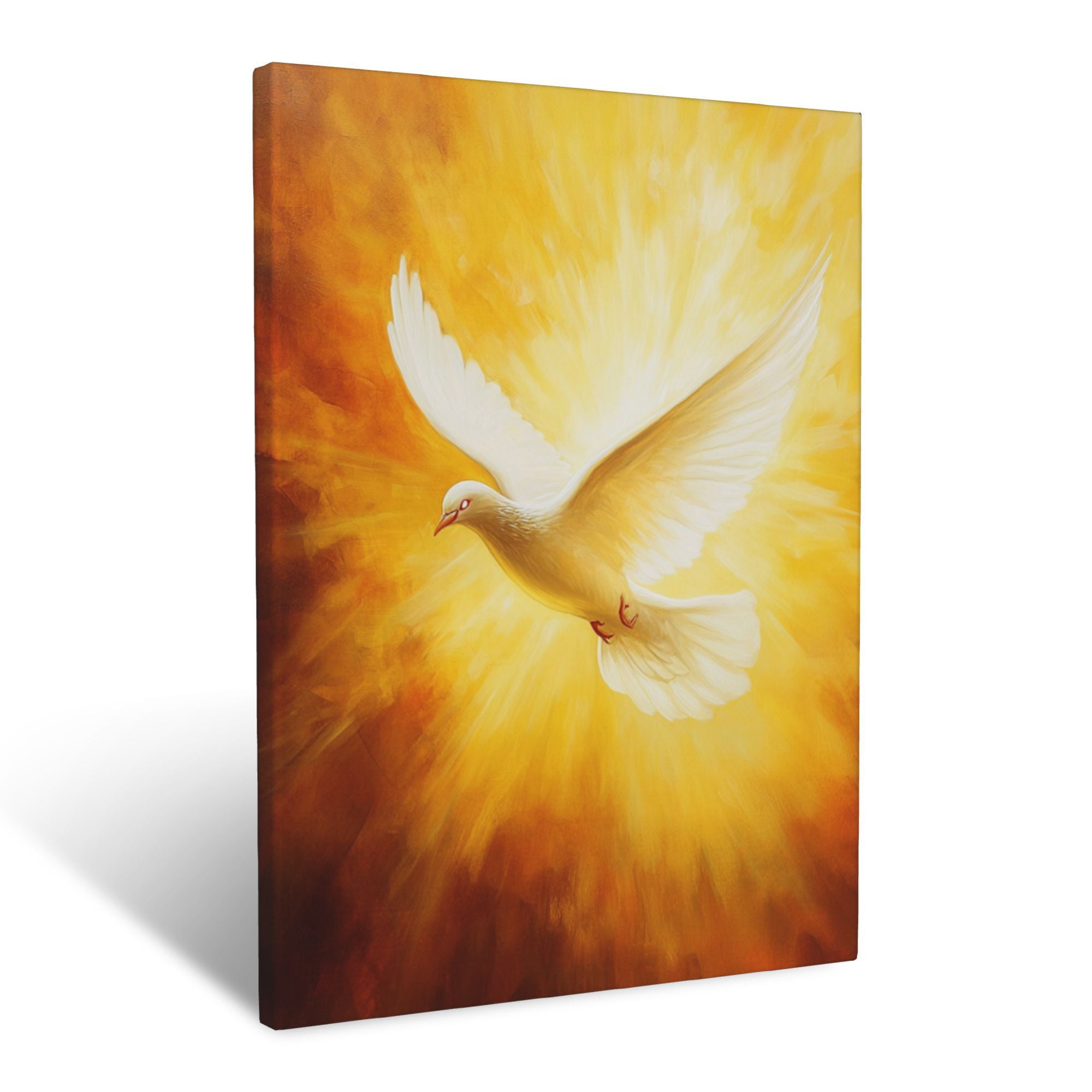 CozyNet Radiant Holy Spirit Descending In Light Glowing Dove ...