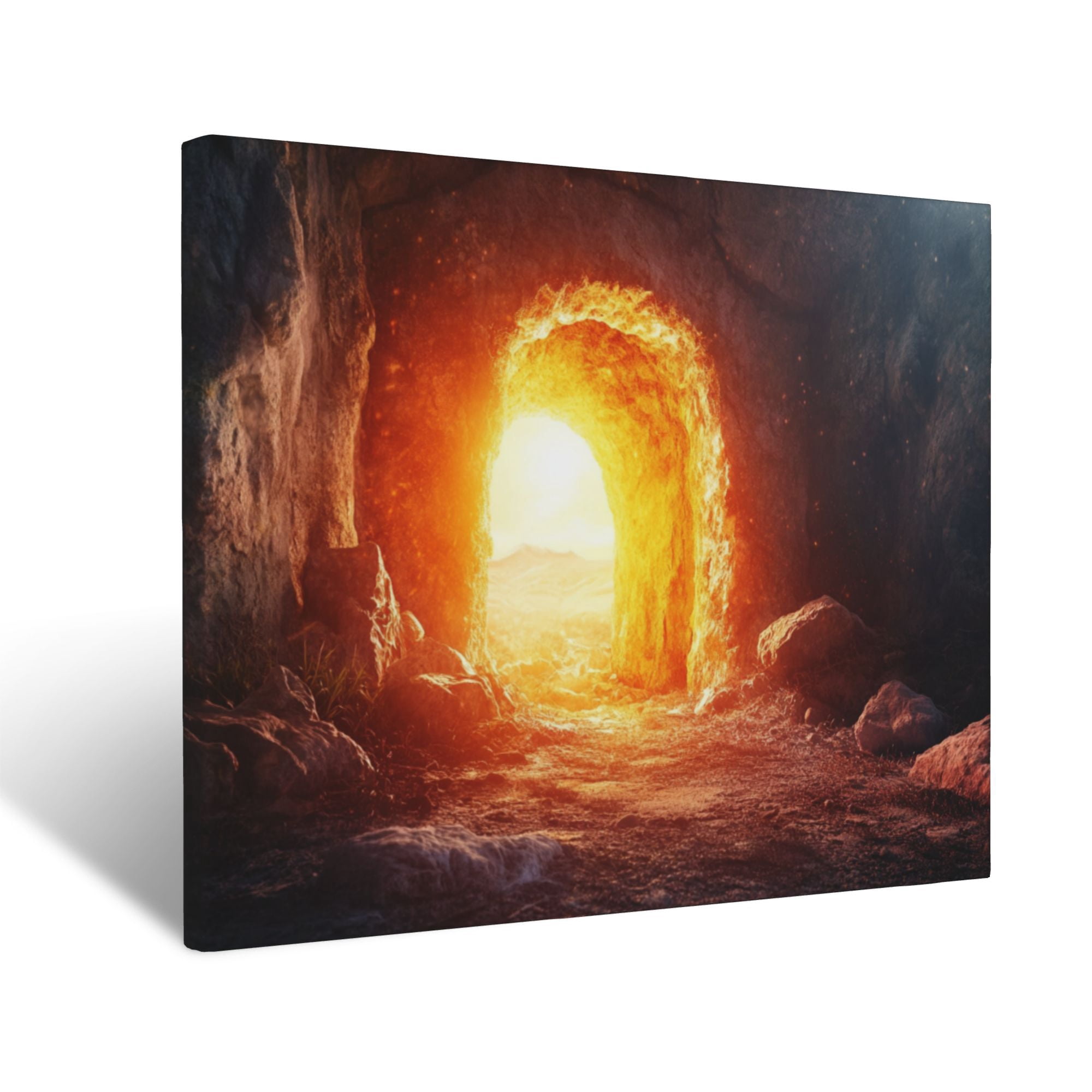 CozyNet Radiant Light Shining From A Glowing Tomb, Symbolizing ...