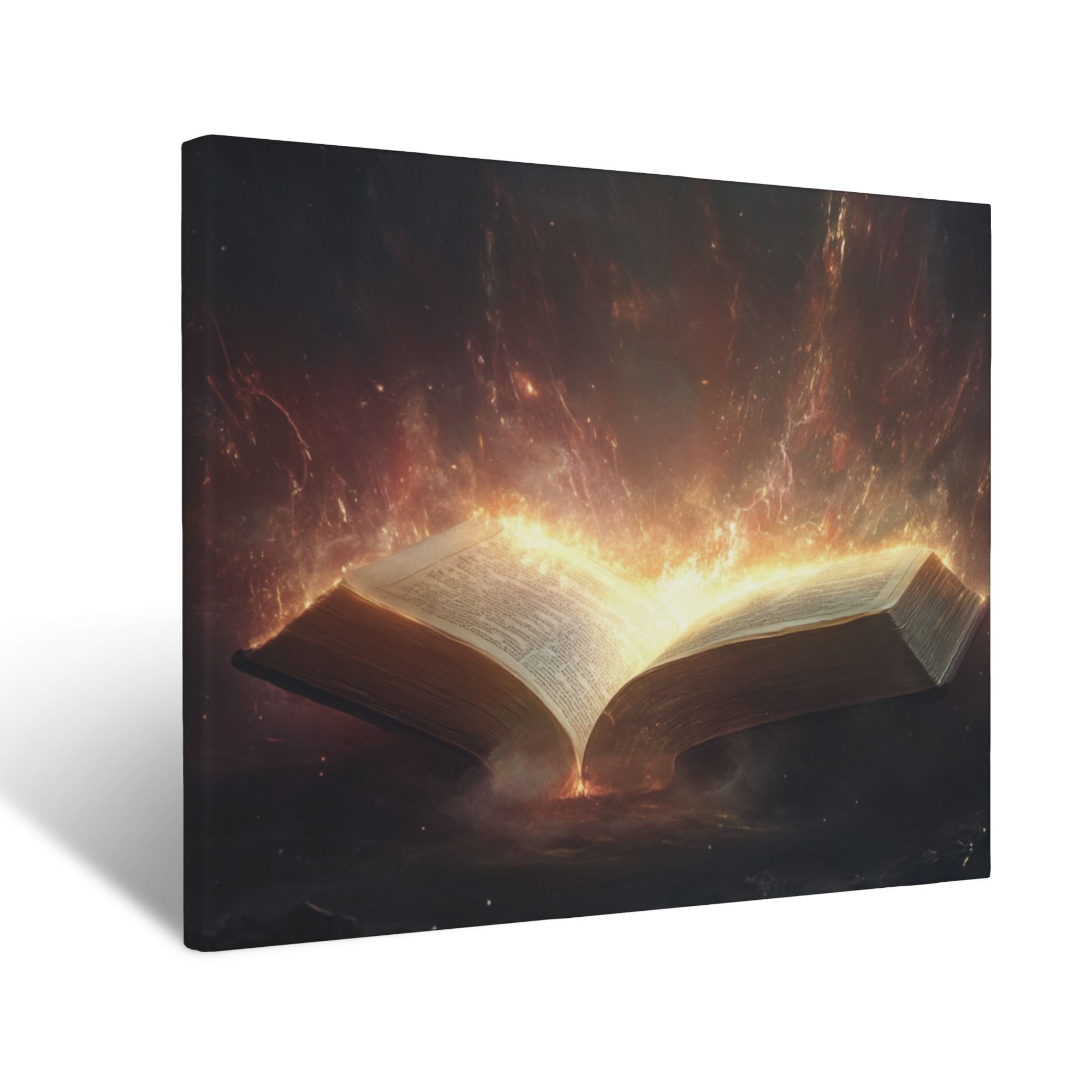 CozyNet Radiant Light Streaming From A Glowing Bible, Symbolizing Holy ...