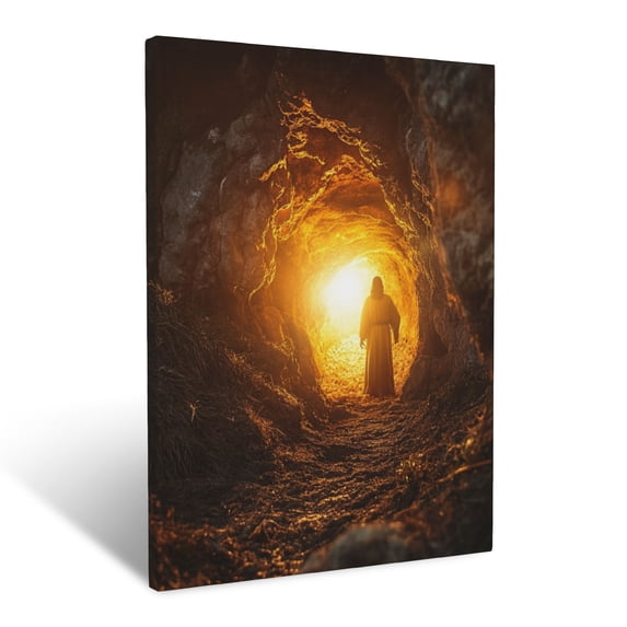 CozyNet The Resurrection Of Jesus With The Empty Tomb Glowing In Golden ...