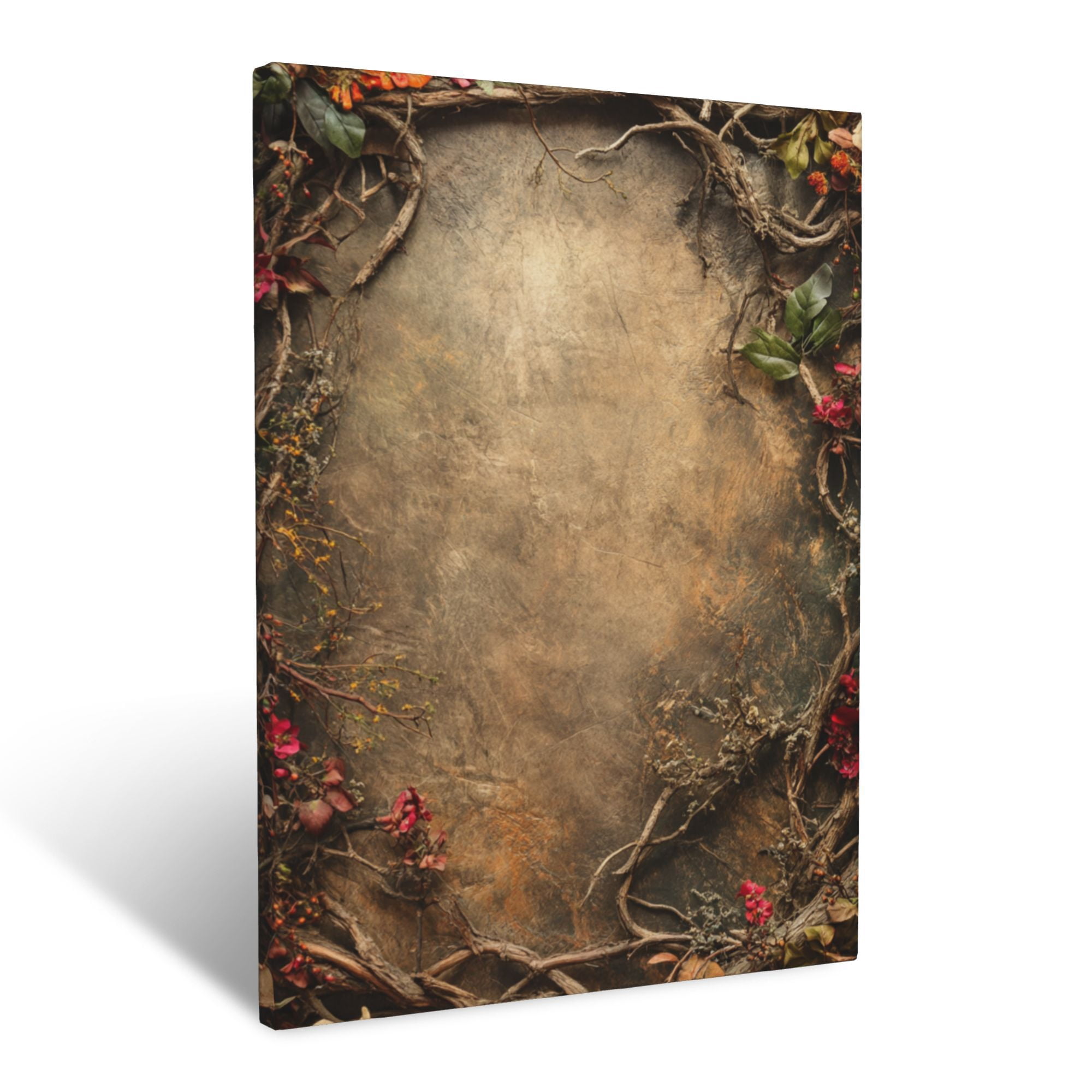 CozyNet Rustic Natural Frame Of Interwoven Branches, Twigs And ...