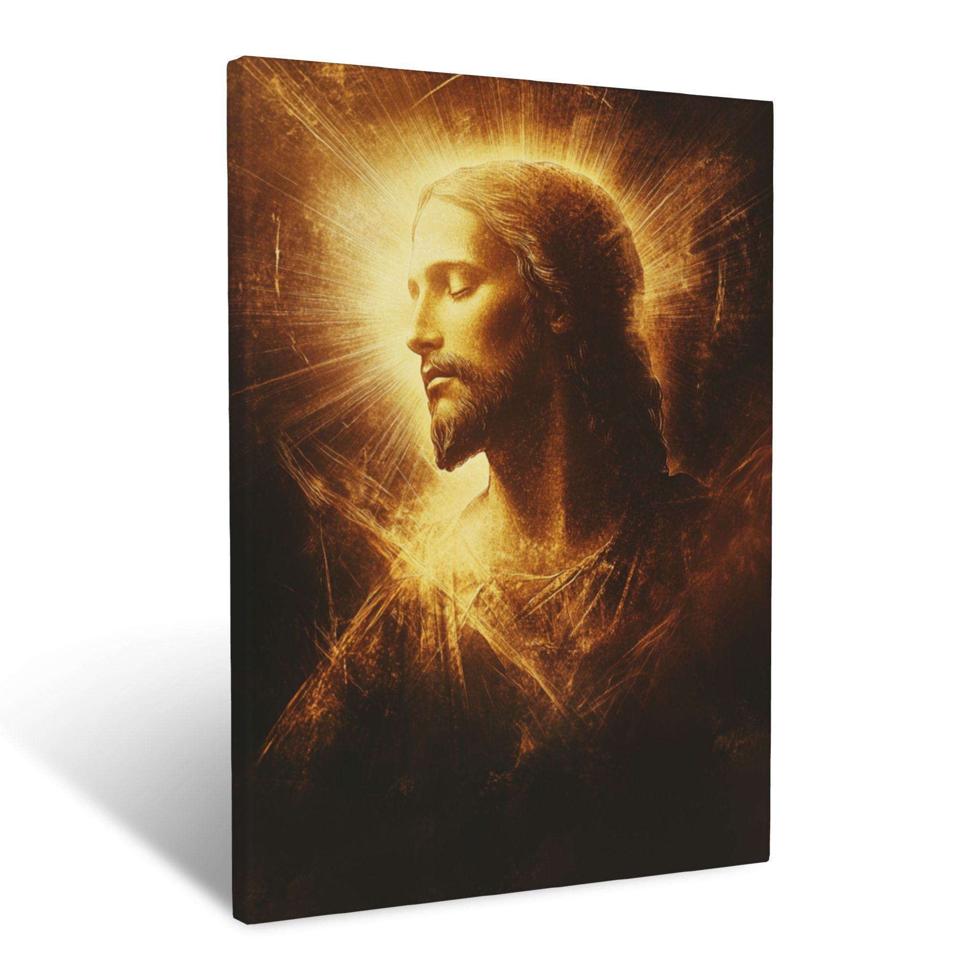 CozyNet Sacred Heart Of Jesus Surrounded By Light & Rays Emanating Love ...