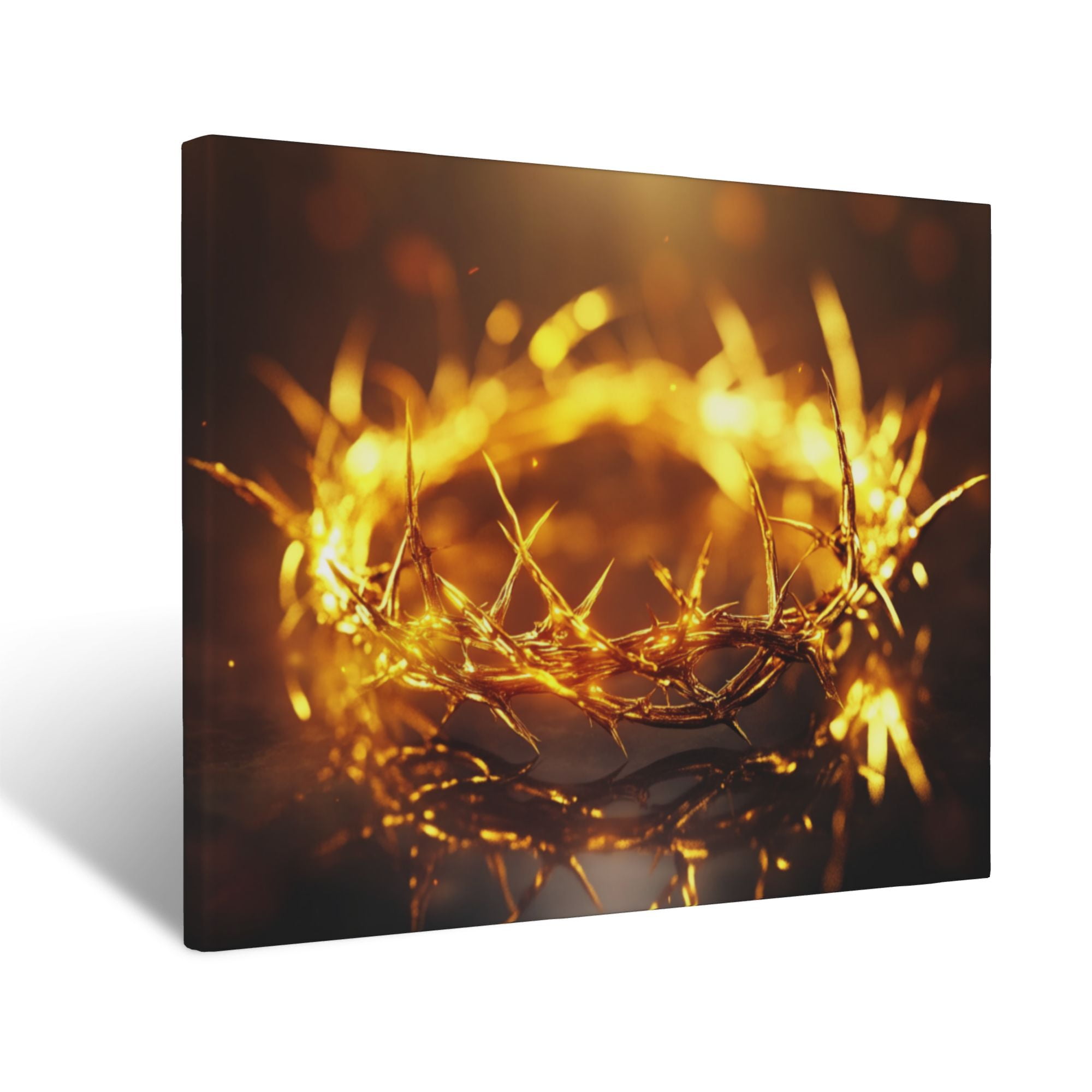 CozyNet Serene Glowing Crown Of Thorns Transforming Into A Vibrant ...