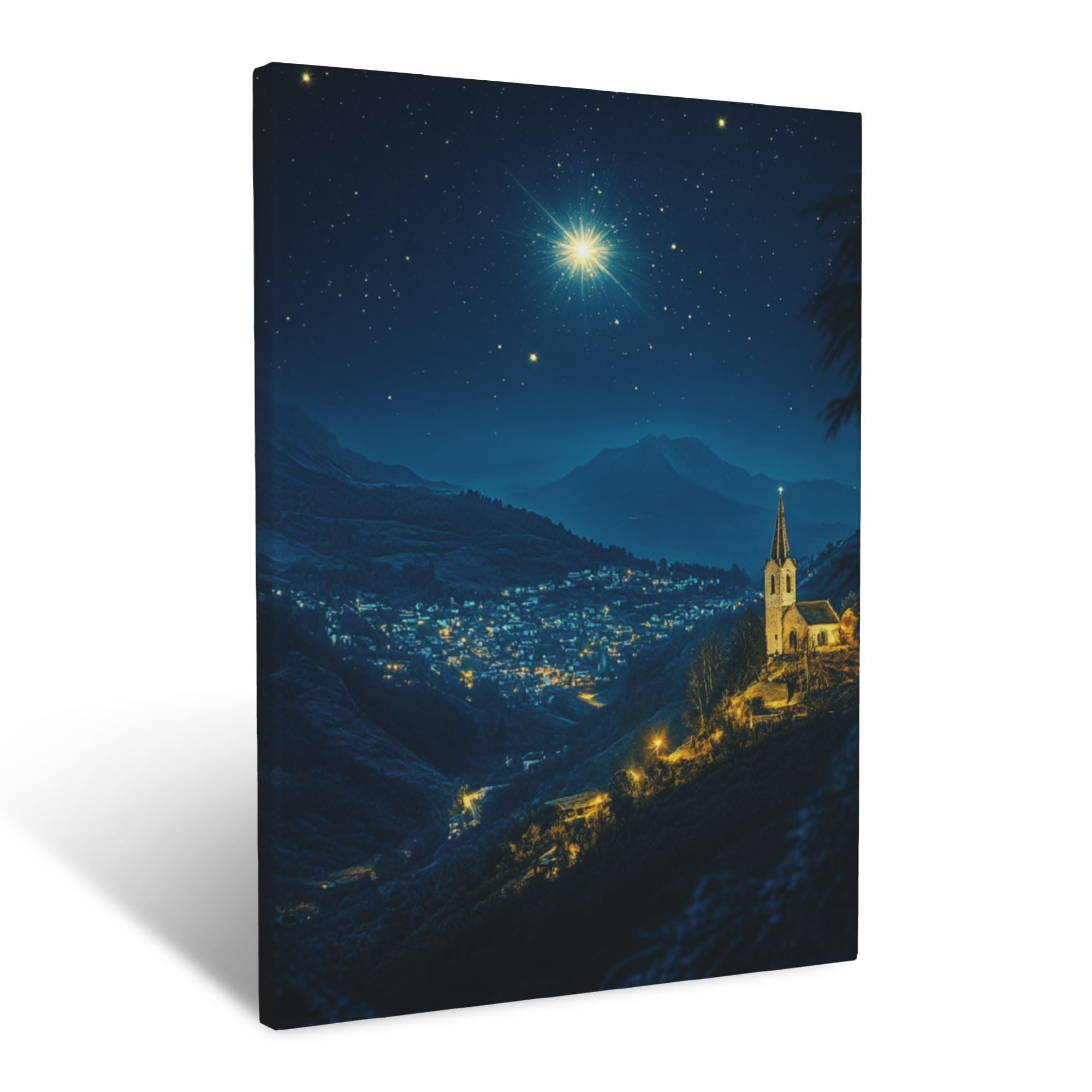 CozyNet A Shining Star Over Bethlehem Illuminating The Night Sky ...