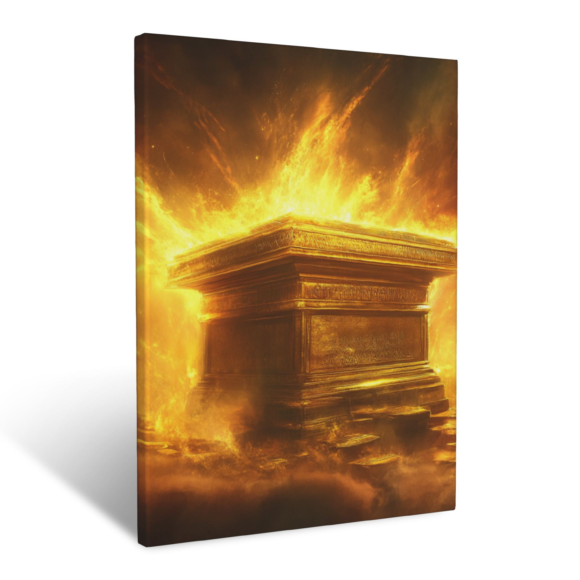 CozyNet The Ark Of The Covenant Glowing With Divine Golden Light Wall ...