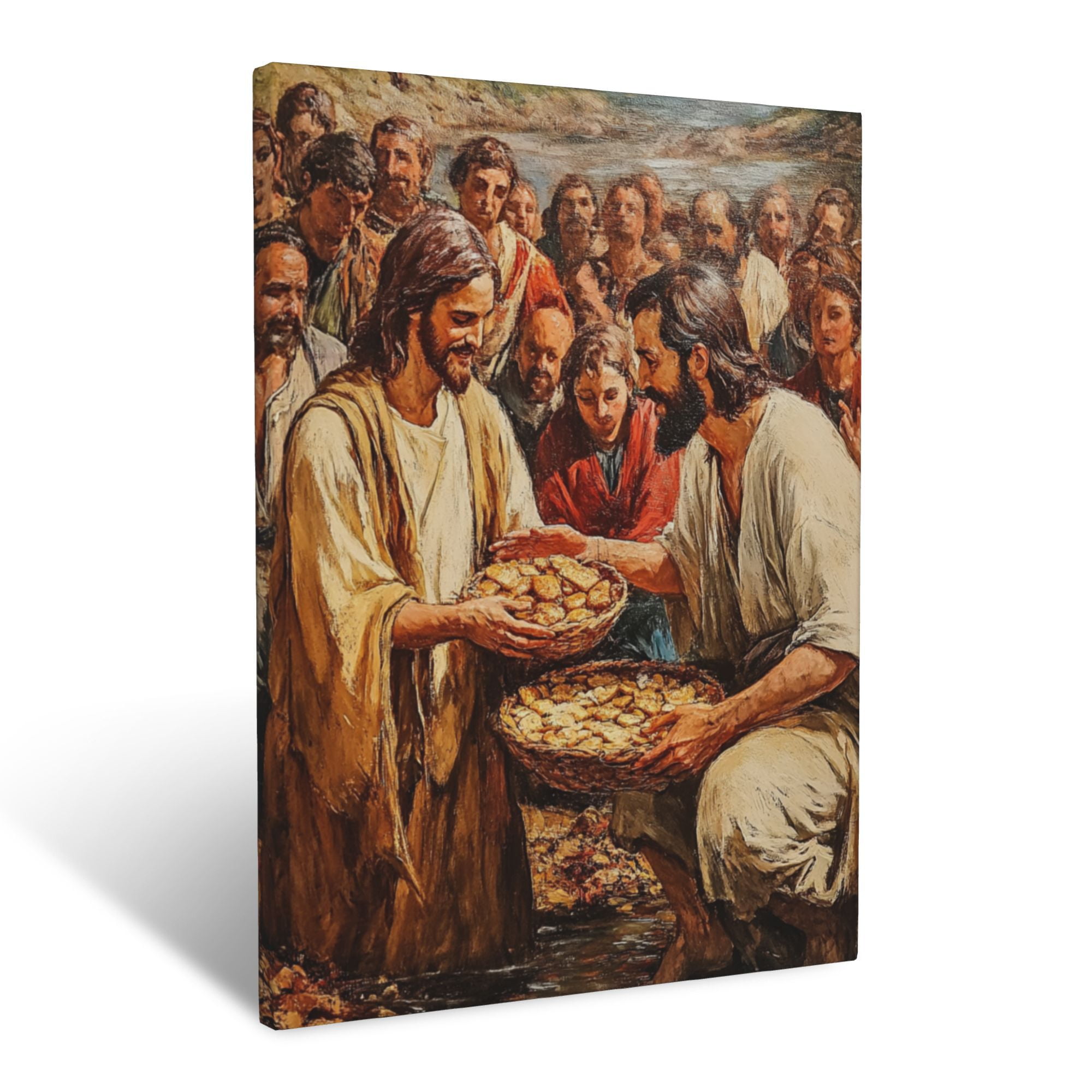 CozyNet The Miracle Of Jesus Feeding Five Thousand With Bread & Fish ...