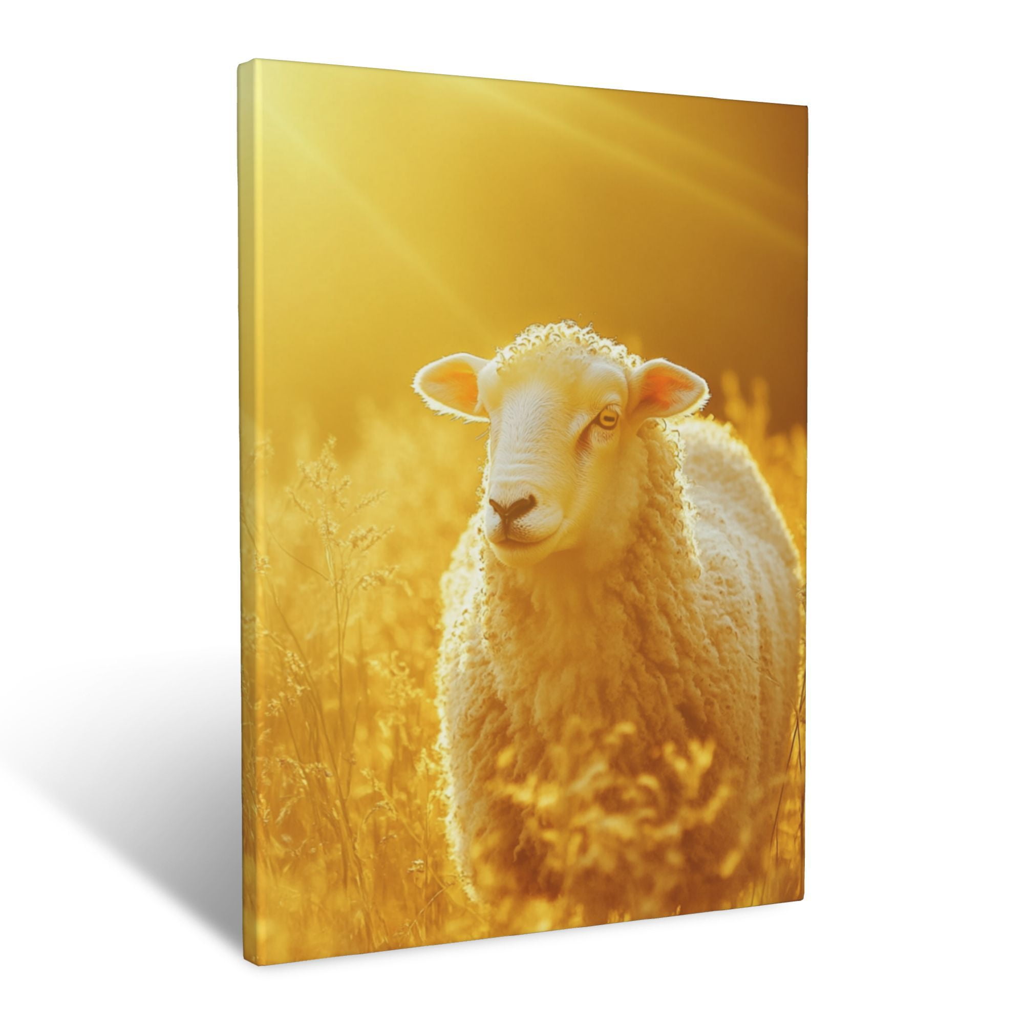 CozyNet The Parable Of The Lost Sheep Glowing In A Golden Meadow ...