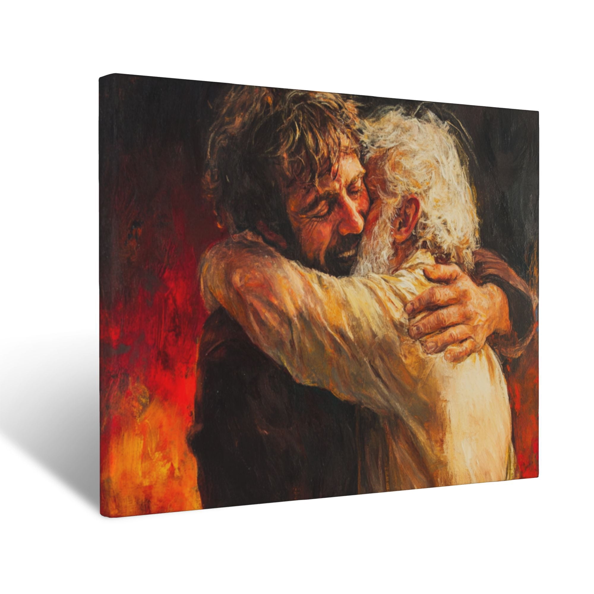 CozyNet The Prodigal Son Returning Tender Embrace Glowing With ...