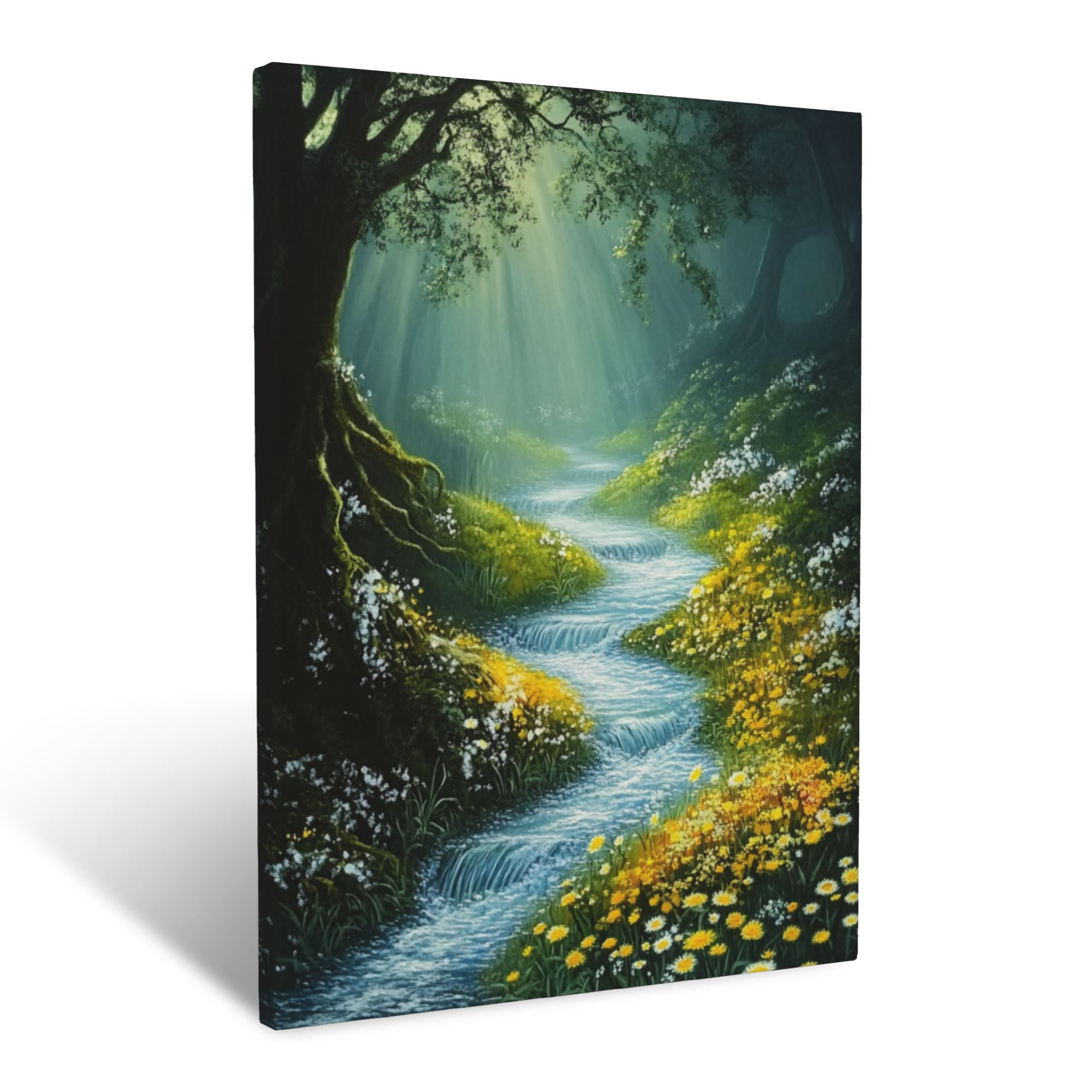 CozyNet The River Of Life Flowing Through Paradise Glowing Divine Waters & Radiant Beauty Wall ...