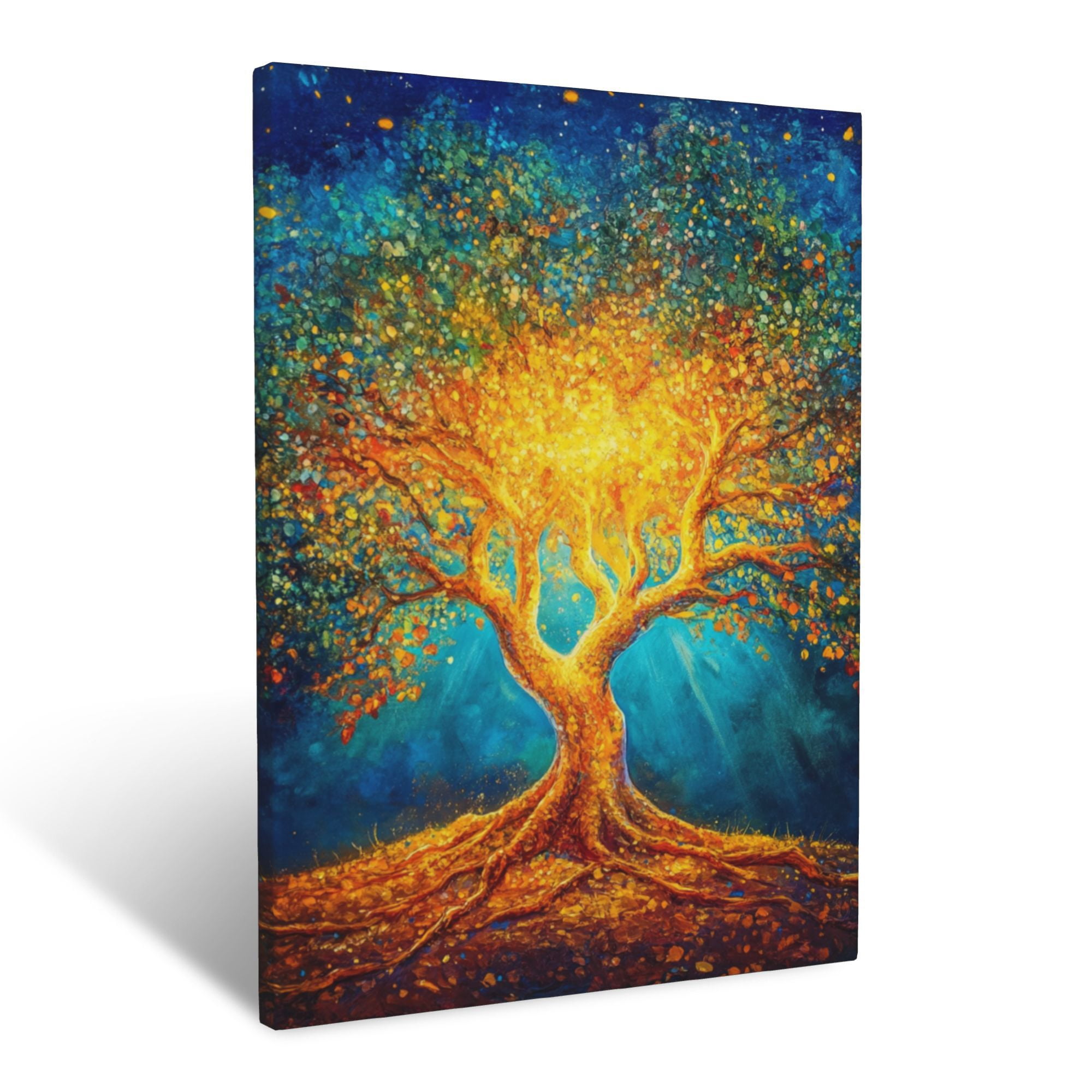 CozyNet The Tree Of Life Glowing With Vibrant Branches Under Radiant ...
