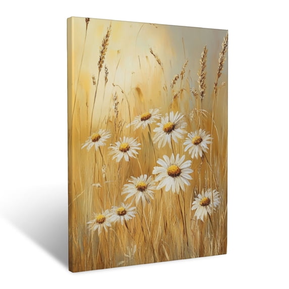 CozyNet Tranquil Meadow Scene With Tall Daisies, Golden Grasses And ...