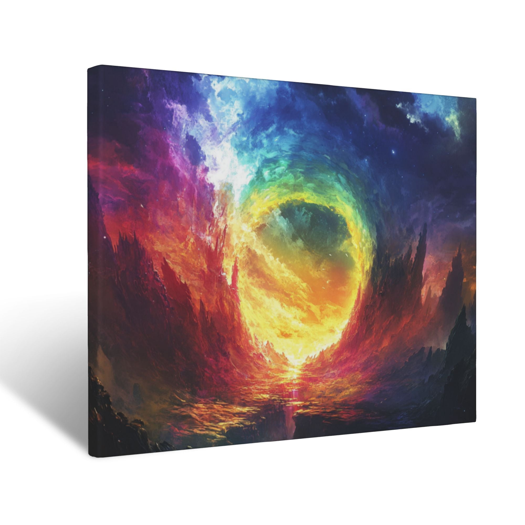 CozyNet Vibrant Depiction Of A Glowing Rainbow, Symbolizing God Promise ...