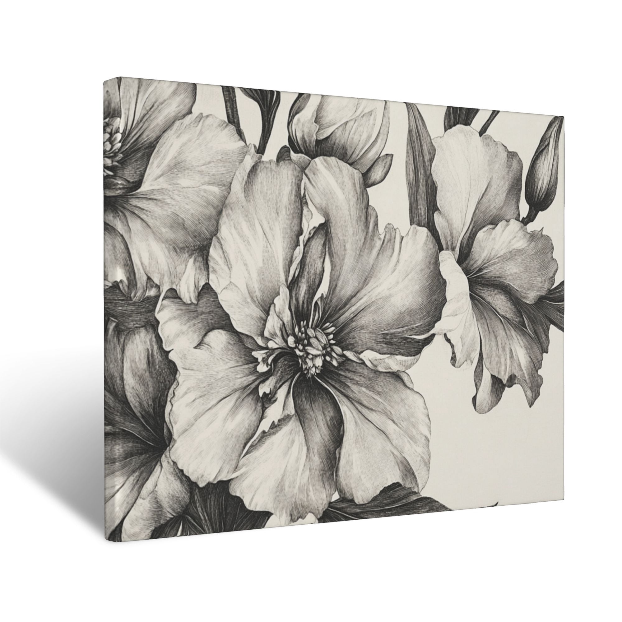 CozyNet Vintage Botanical Etching Intricate Floral Details & Refined ...