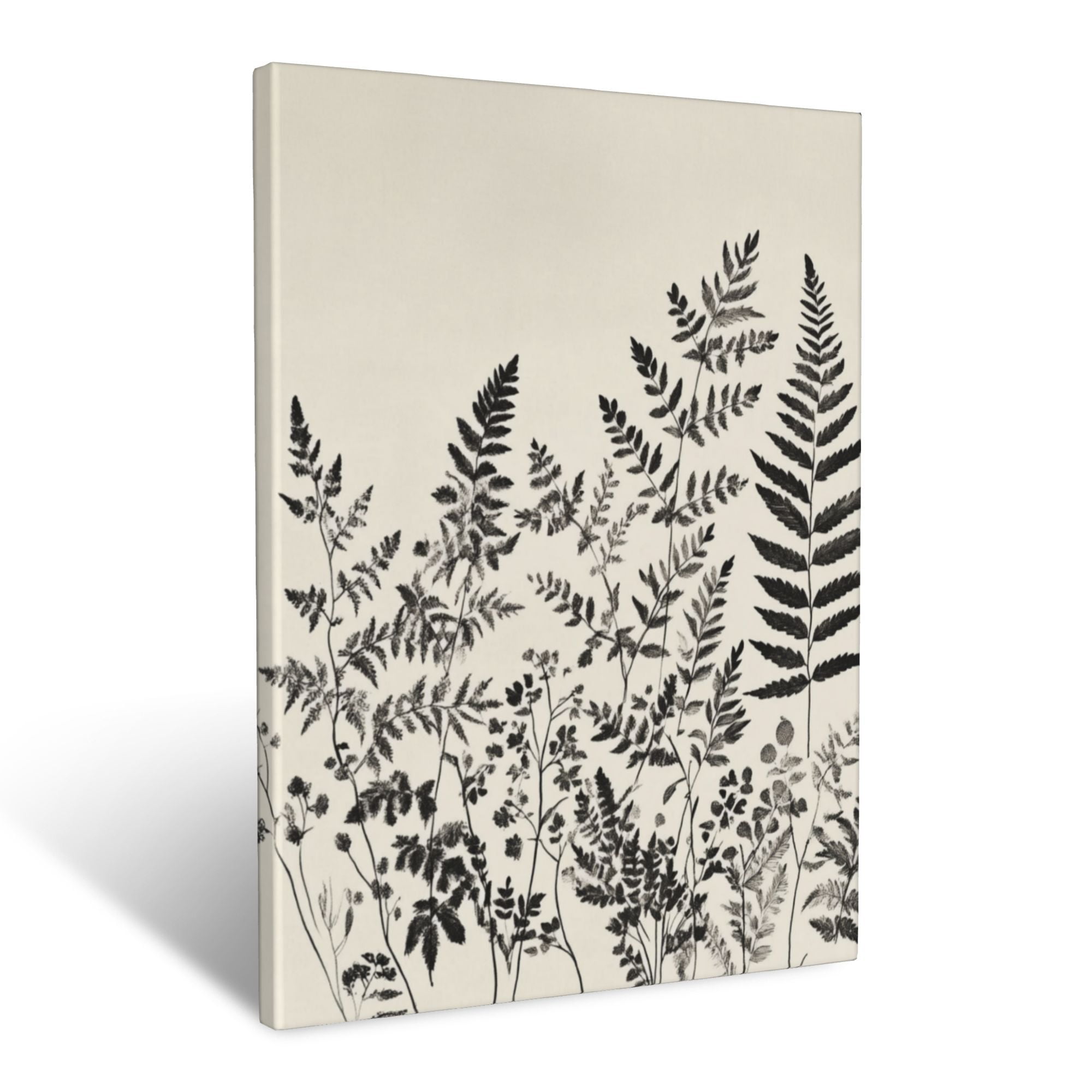 CozyNet Vintage Botanical Print With Intricate Ink Drawings Of Ferns ...