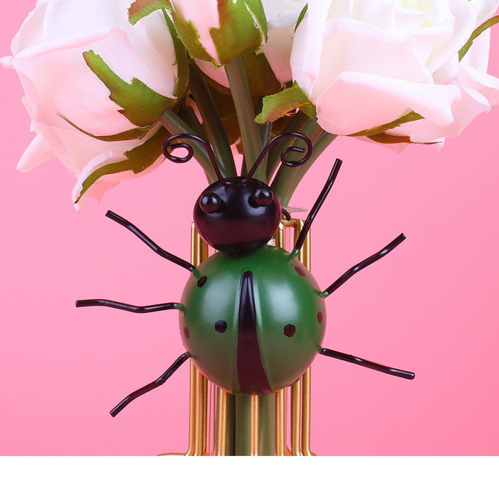 CozyQx 2024 - Garden Wall Art - Colorful Outdoor Metal Bug Sculptures ...