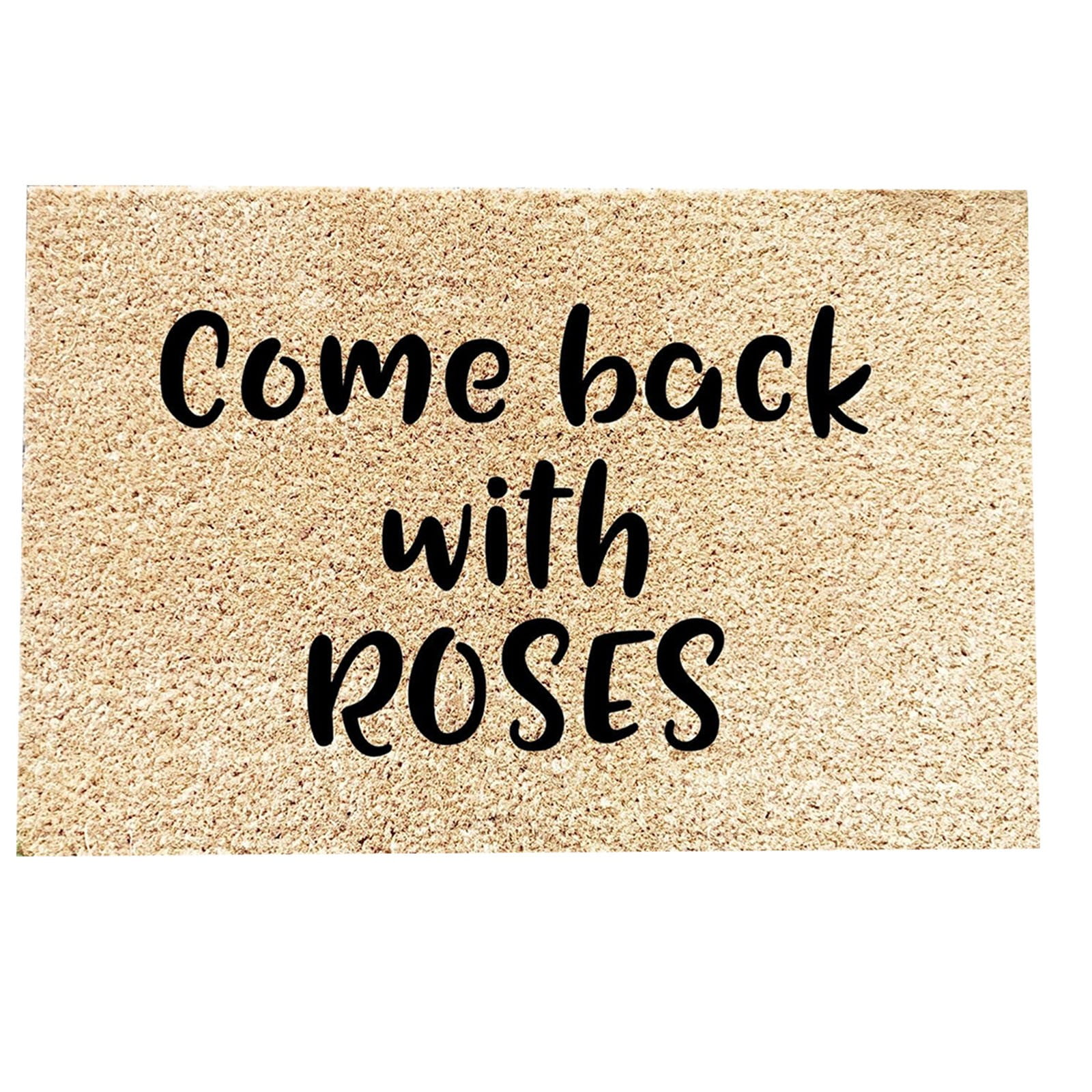 CozyQx 2024 Home Decor Fun Letter Printed Door Mat Anti Slip Anti Dirty ...