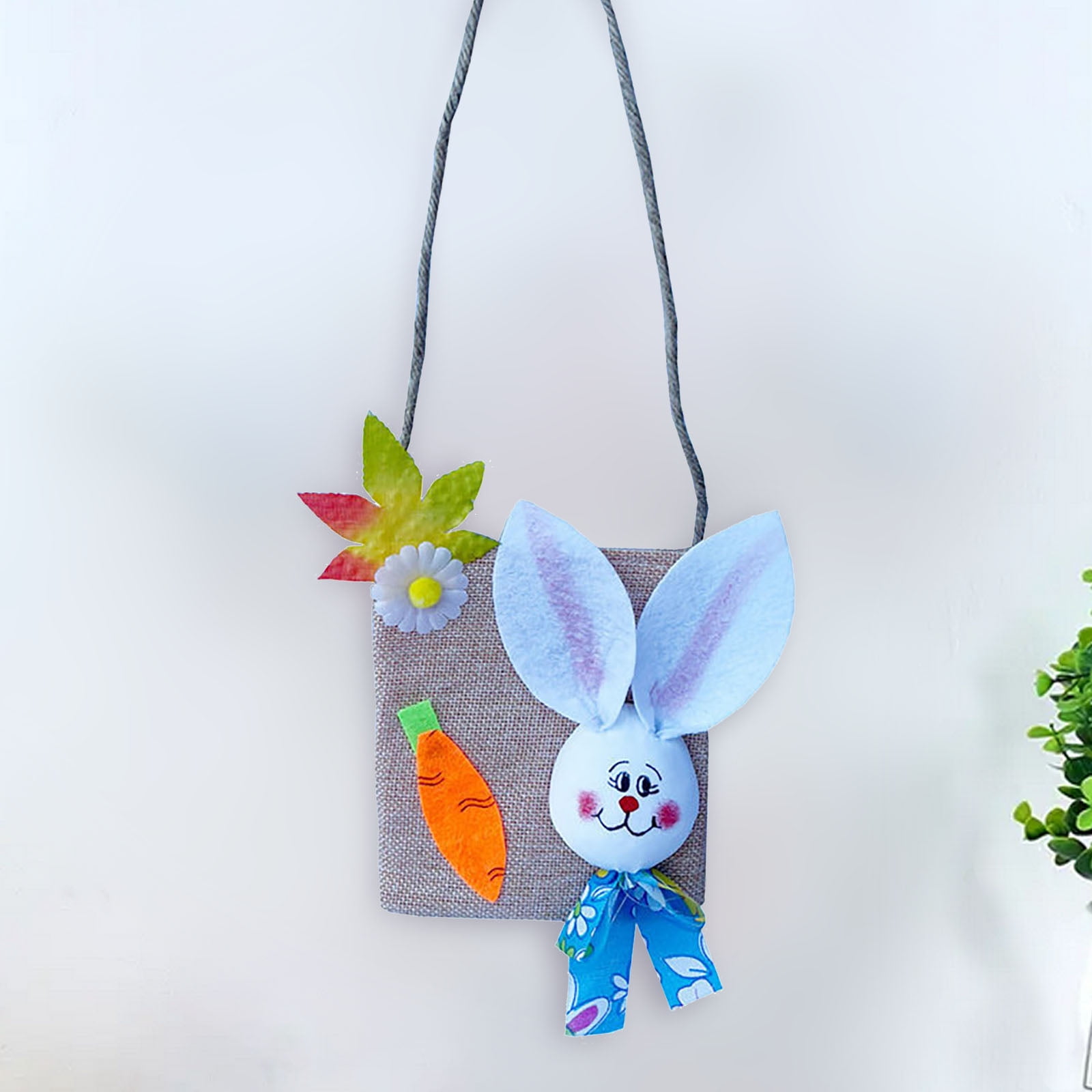 CozyQx Arts and Crafts Easter Bag Cute Bunny Bag Easter Egg Basket Bag ...