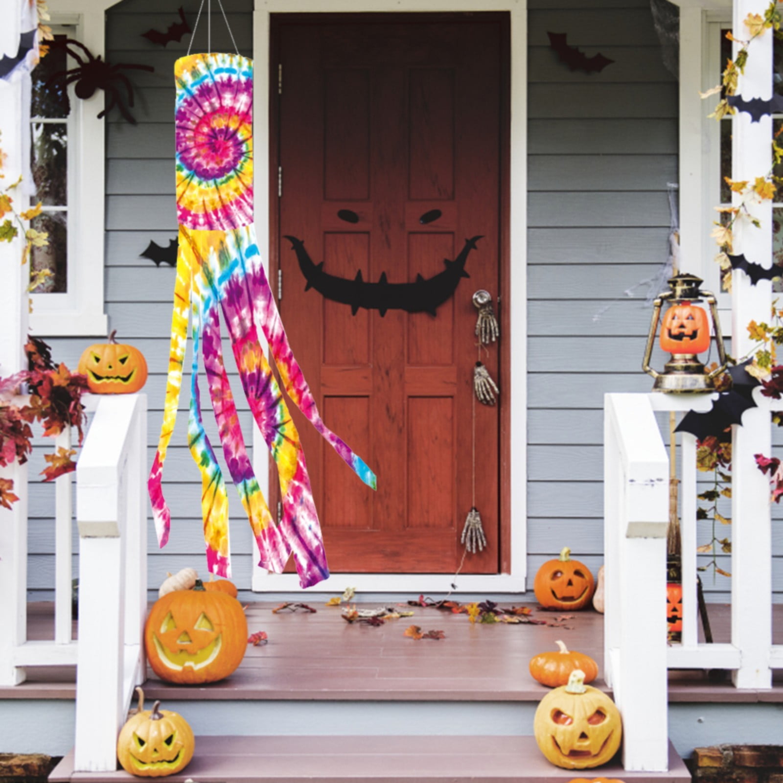 CozyQx Arts and Crafts Halloween Windsock Flag Windsock Hanging ...