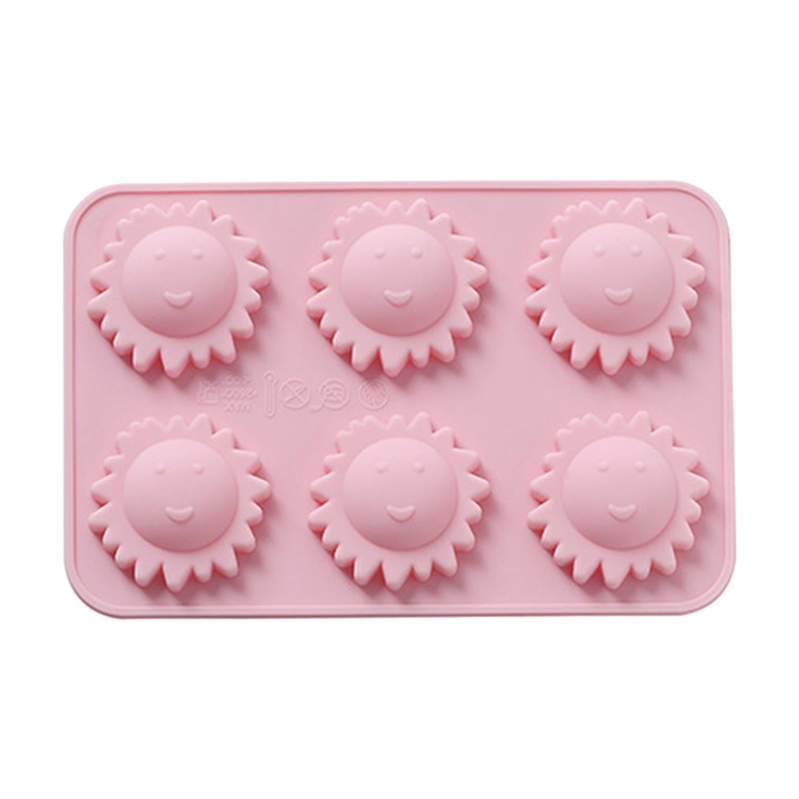 CozyQx Cake Baking Mold 6 Even Small Sun Diy Homemade Chocolate Candy ...