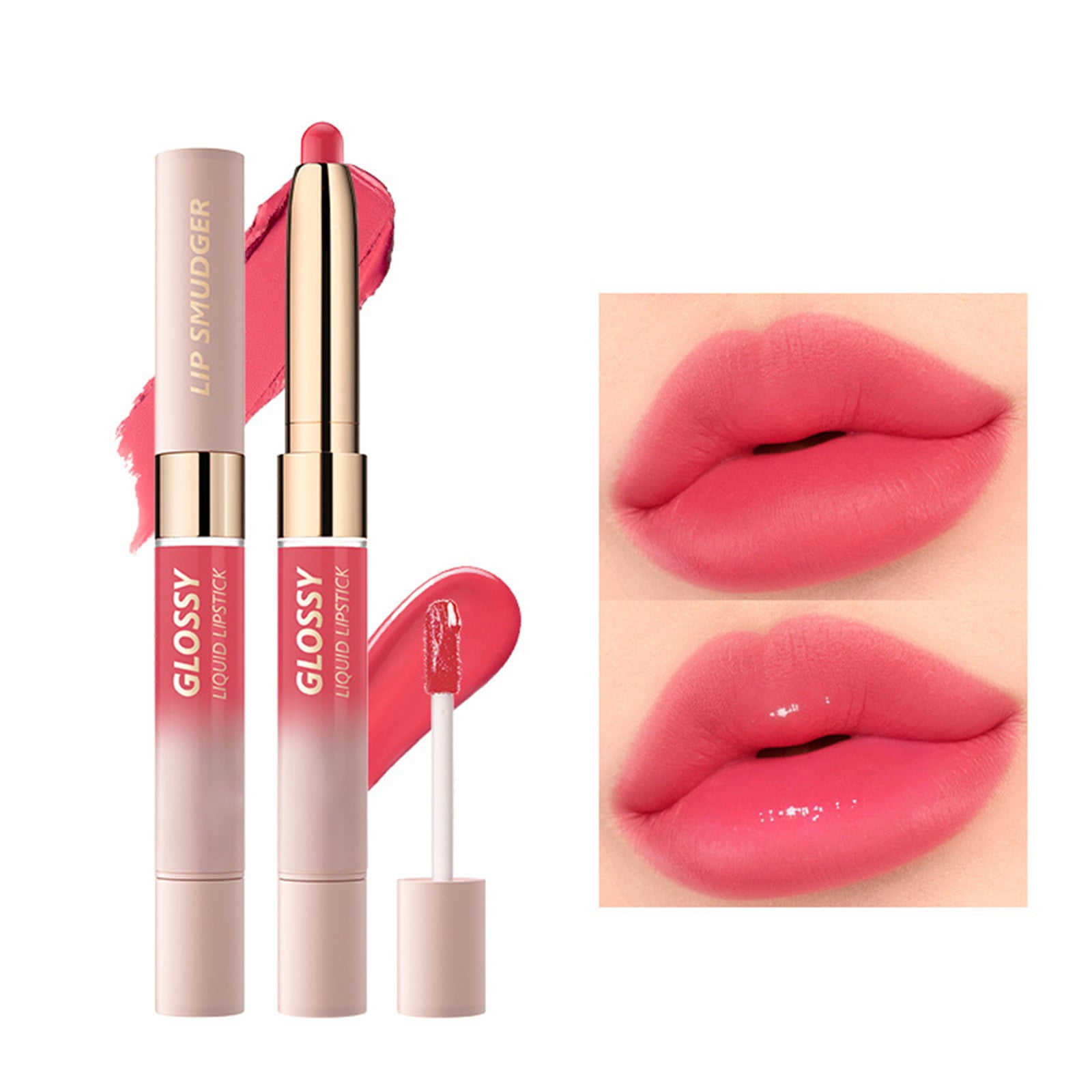 CozyQx Cheap! 10 Colors Double Ended Lipstick Lip Gloss Lip Glaze Color ...