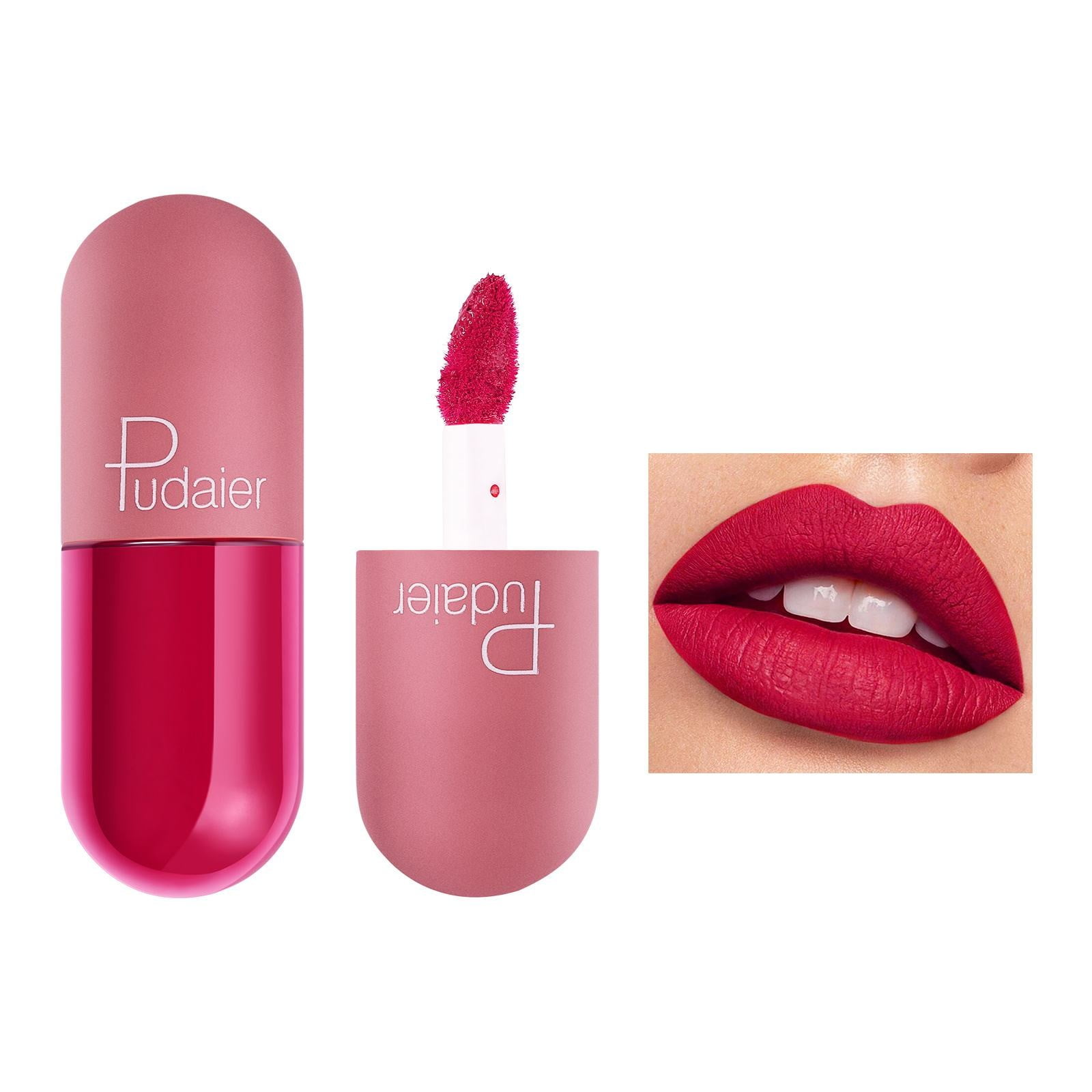 CozyQx Cheap! 18 Colors Mini Capsule Lip Glaze Velvet Mist Color Non ...