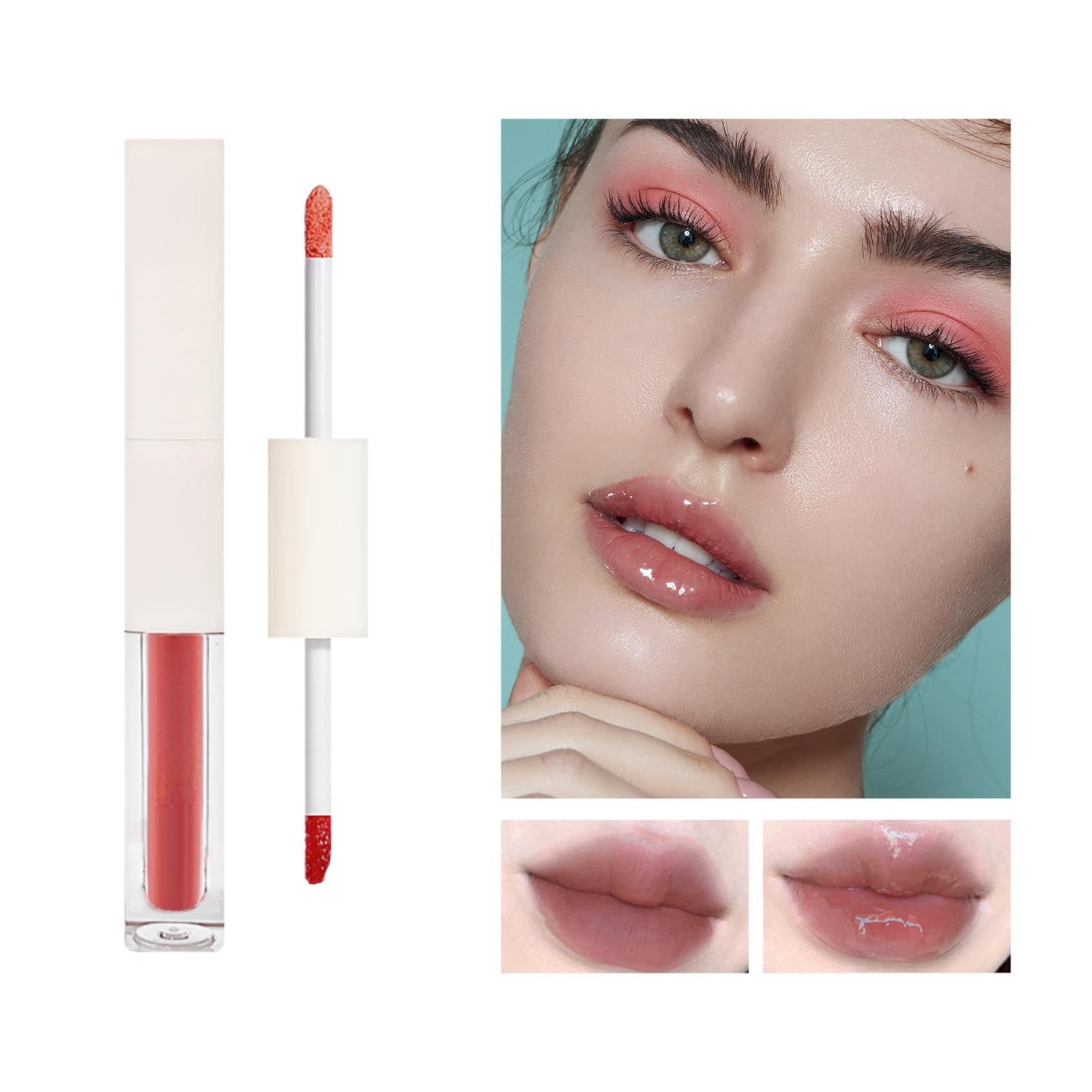 CozyQx Cheap! 2 In 1 Lipstick & Long Lasting Lip Gloss Rich Color For ...
