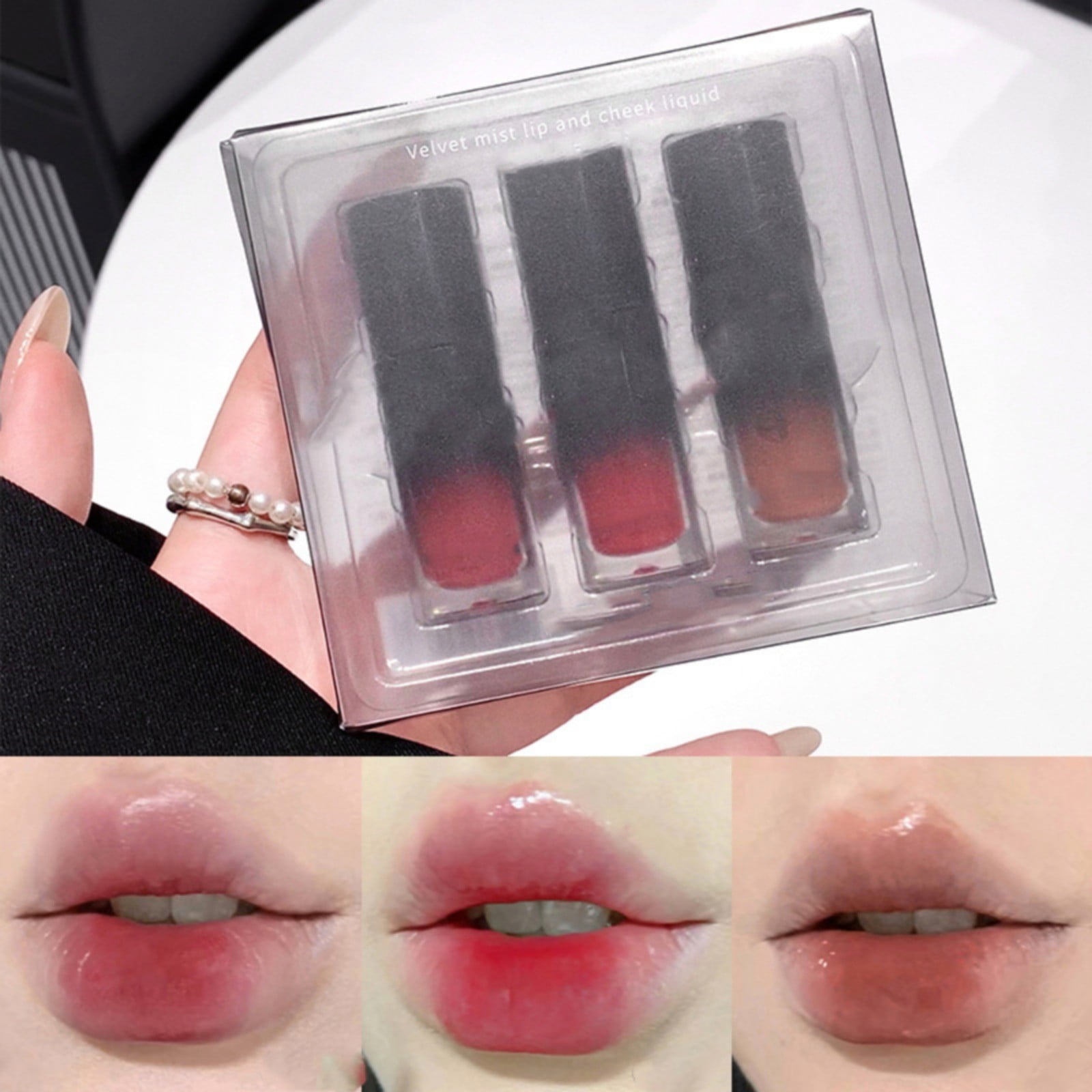 CozyQx Cheap! 3 Colors Lip Gloss Set Shine Glossy Plumping Moisturizing ...