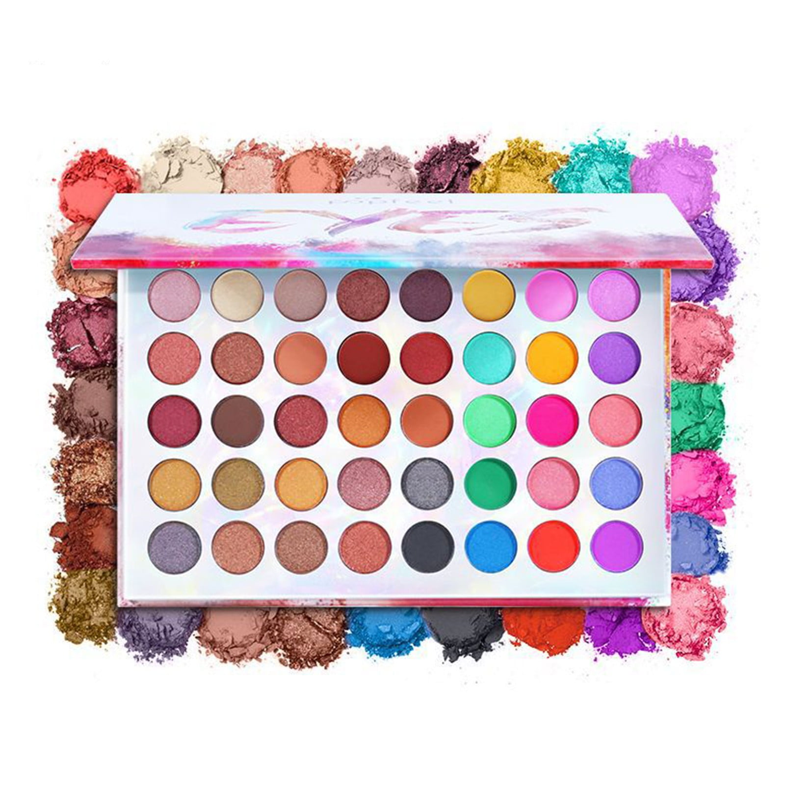 CozyQx Cheap! 40 Color Rainbow Eyeshadow Palettes Professionally Makeup ...