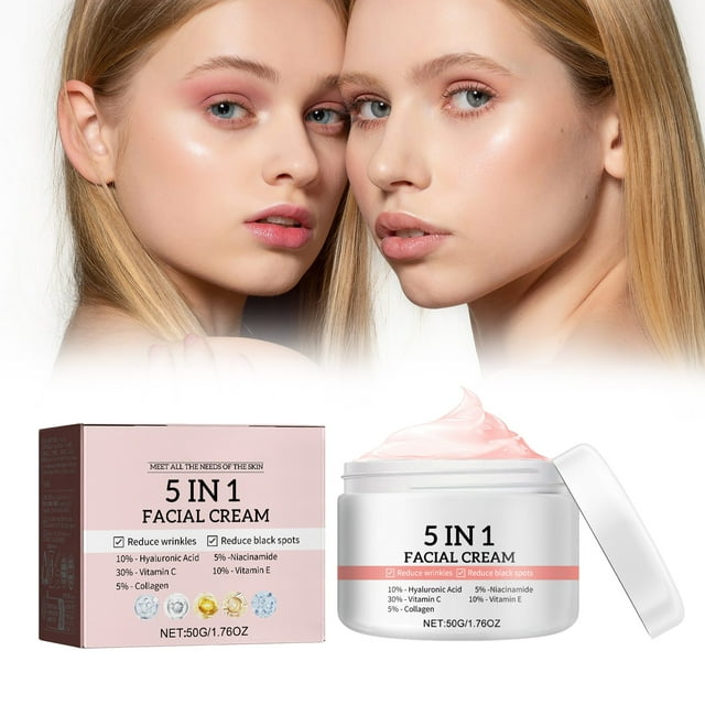 CozyQx Cheap! 5 In 1 Facial Advanced Vitamin C Face Hydrating ...