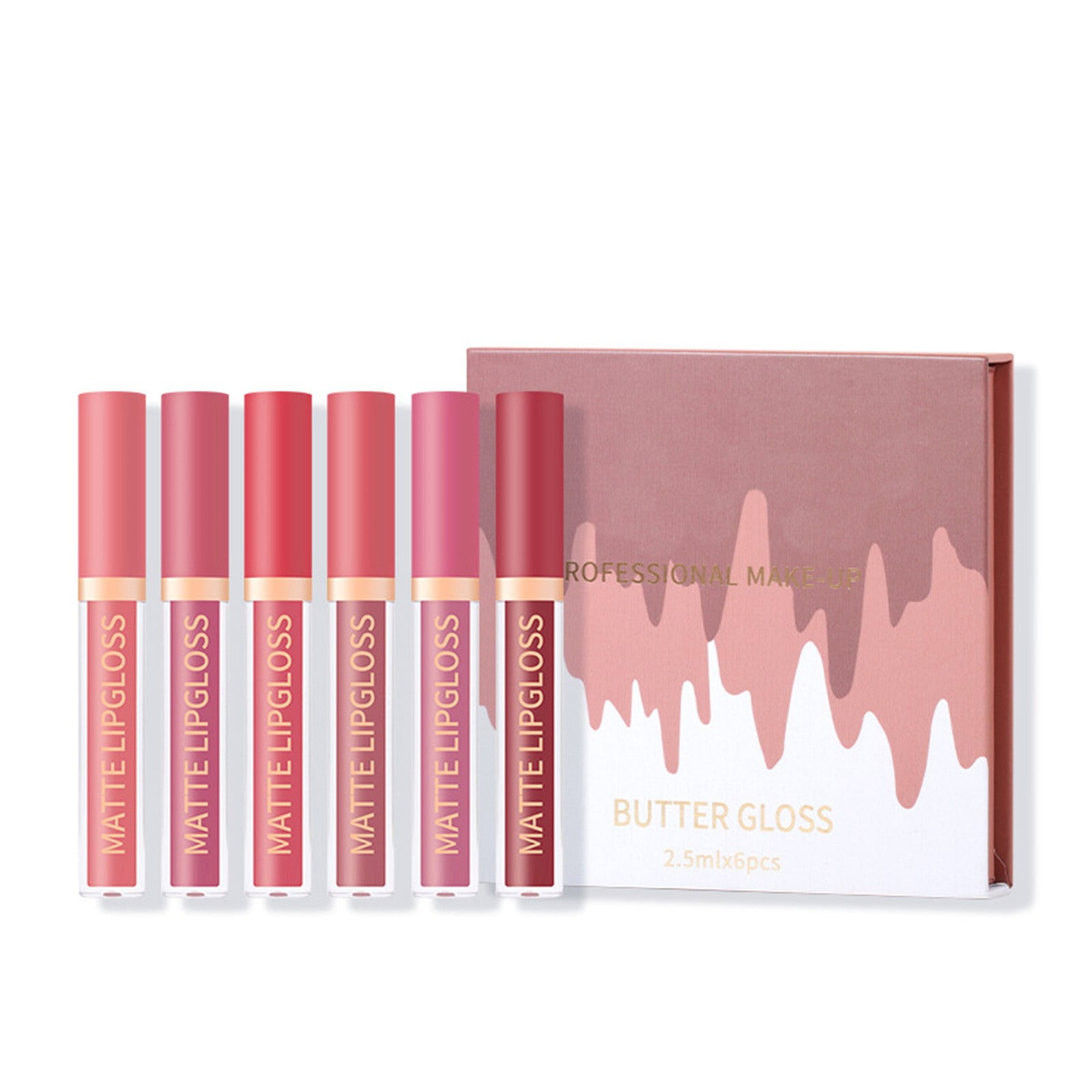 CozyQx Cheap! 6Pcs Lipstick Mattes Liquid Lipstick Lipgloss Set For ...