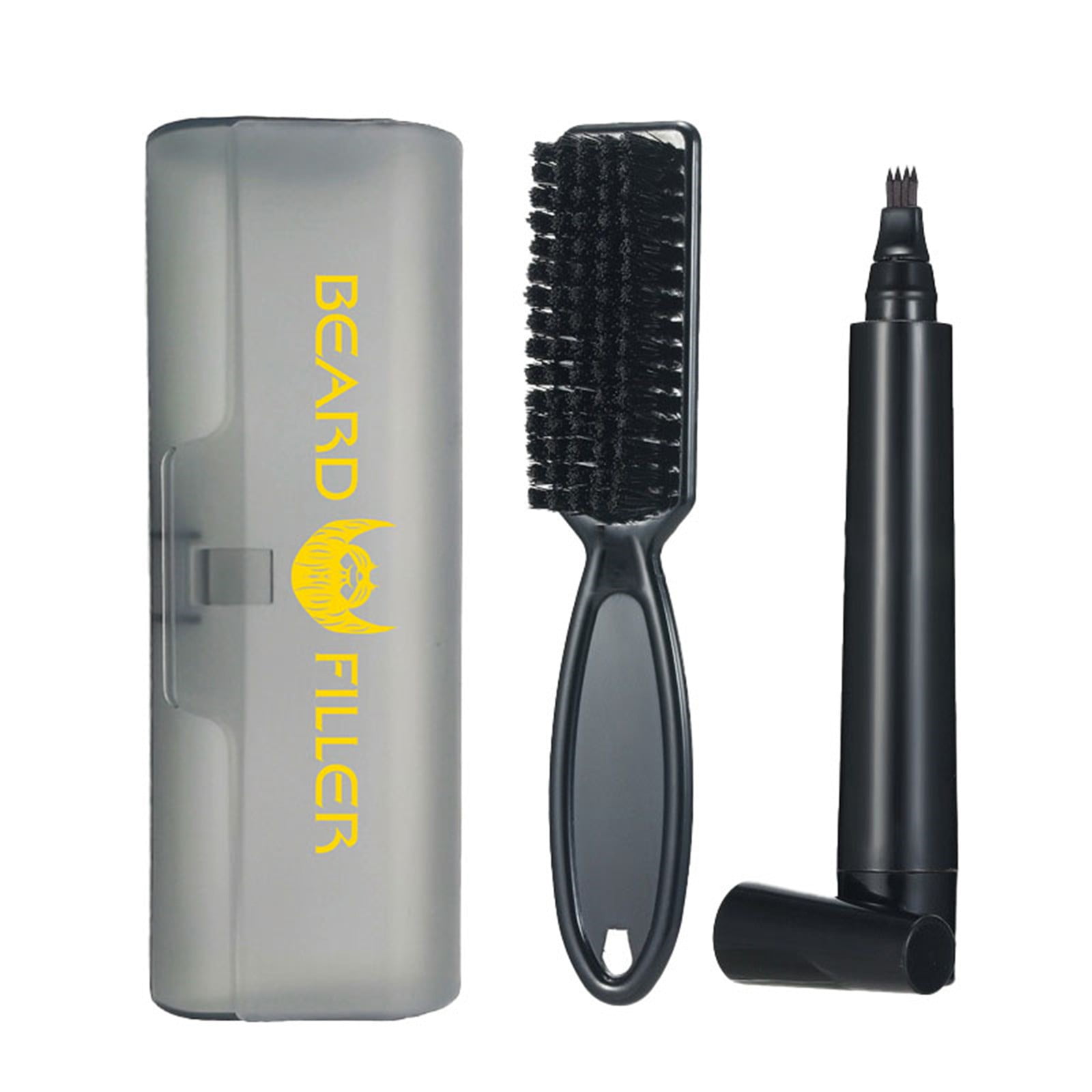 CozyQx Cheap! Black Beard Pencil Filler for Men, Beard Filling Pen Kit ...