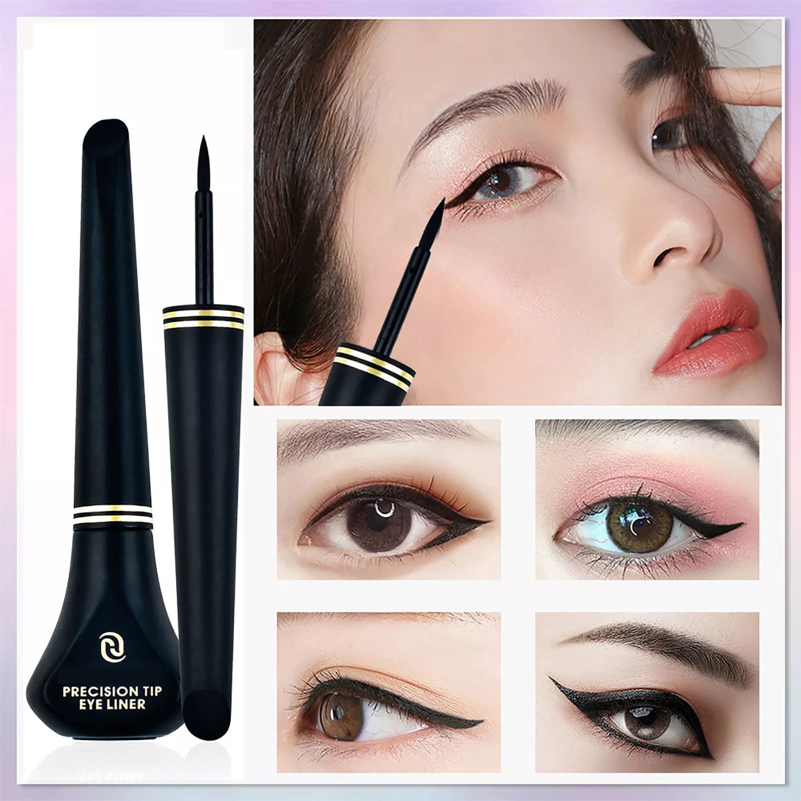 CozyQx Cheap! Black Smooth And Smooth Female Eyeliner Female Liquid ...