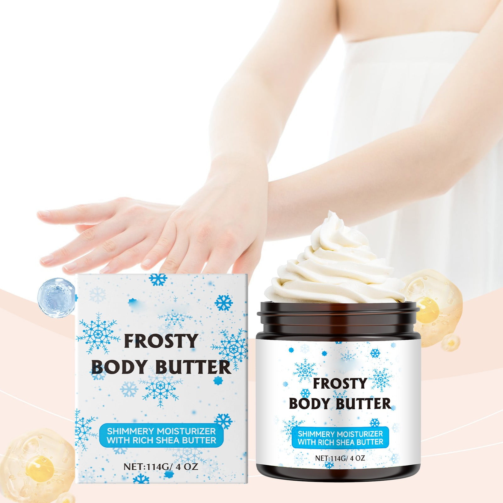 CozyQx Cheap! Body Butter For Women | Whipped Body Moisturizer With Shea Butter For Dry Skin Non ...