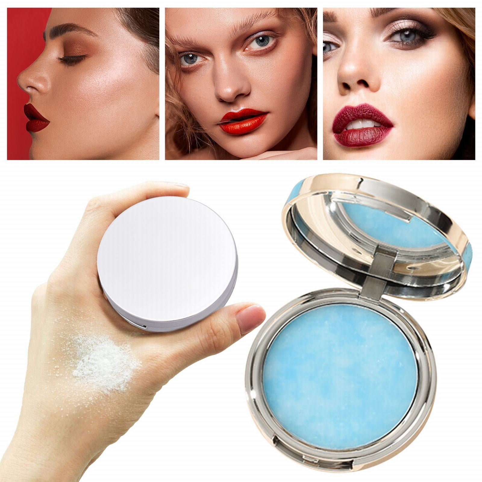 CozyQx Cheap! Cloud Set Makeup Powder Comes With A Small And Mini ...