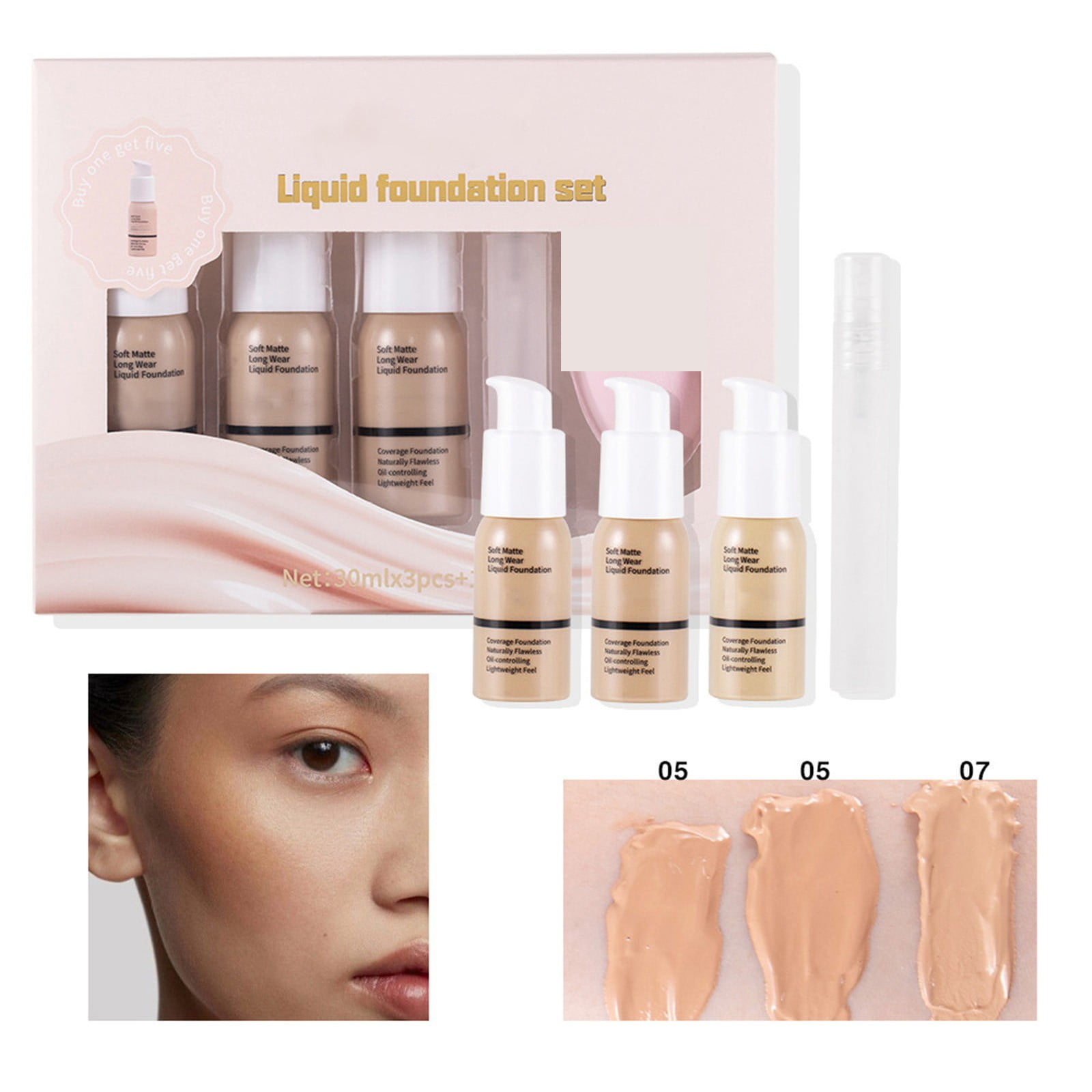 CozyQx Cheap! Concealer Long Lasting Makeup Without Makeup Liquid ...