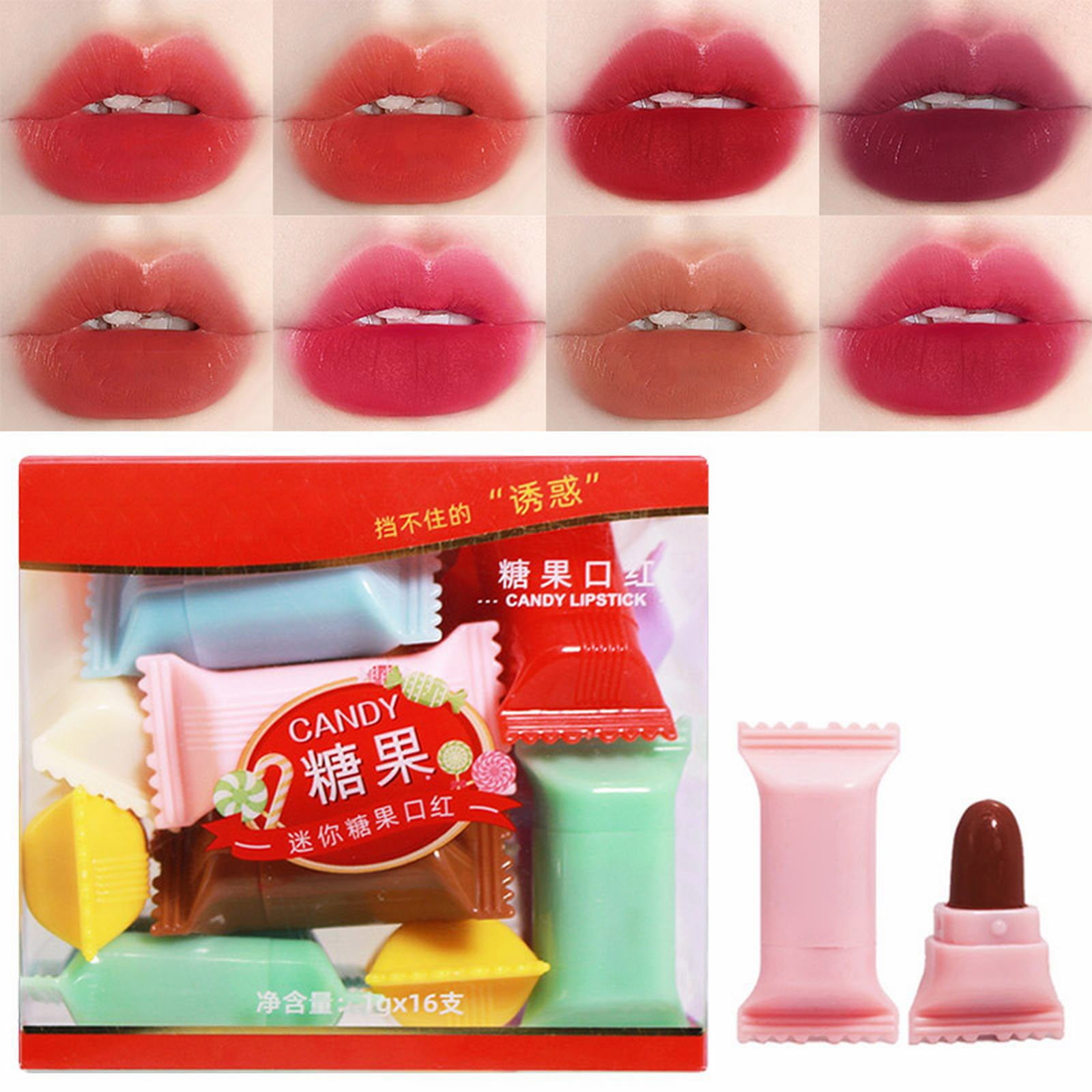 CozyQx Cheap! Cute Lipstick Mini Lipstick Candy Lipstick Set Candy ...